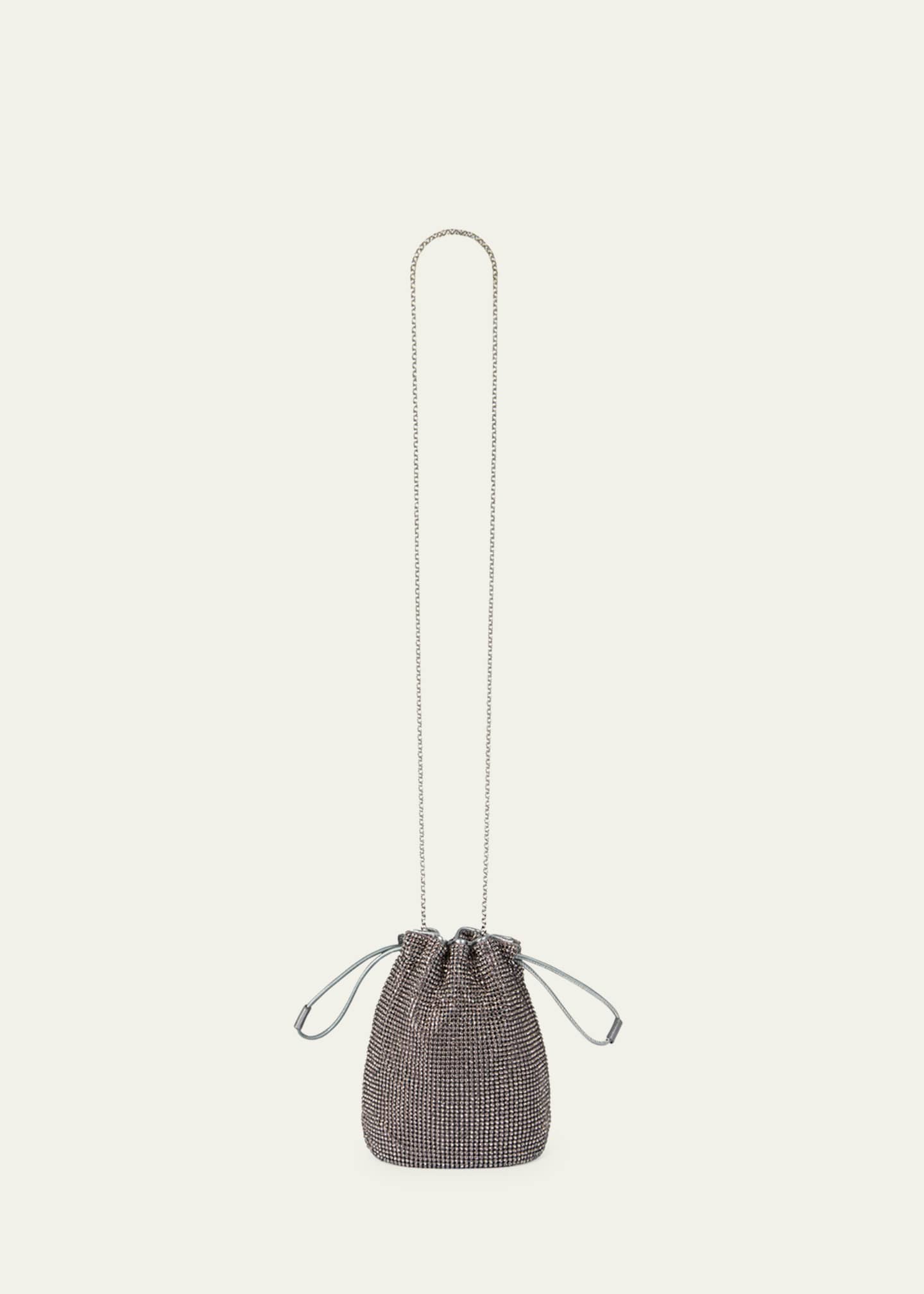 Anya Hindmarch Eyes Mesh Crystal Pouch Bag - Bergdorf Goodman