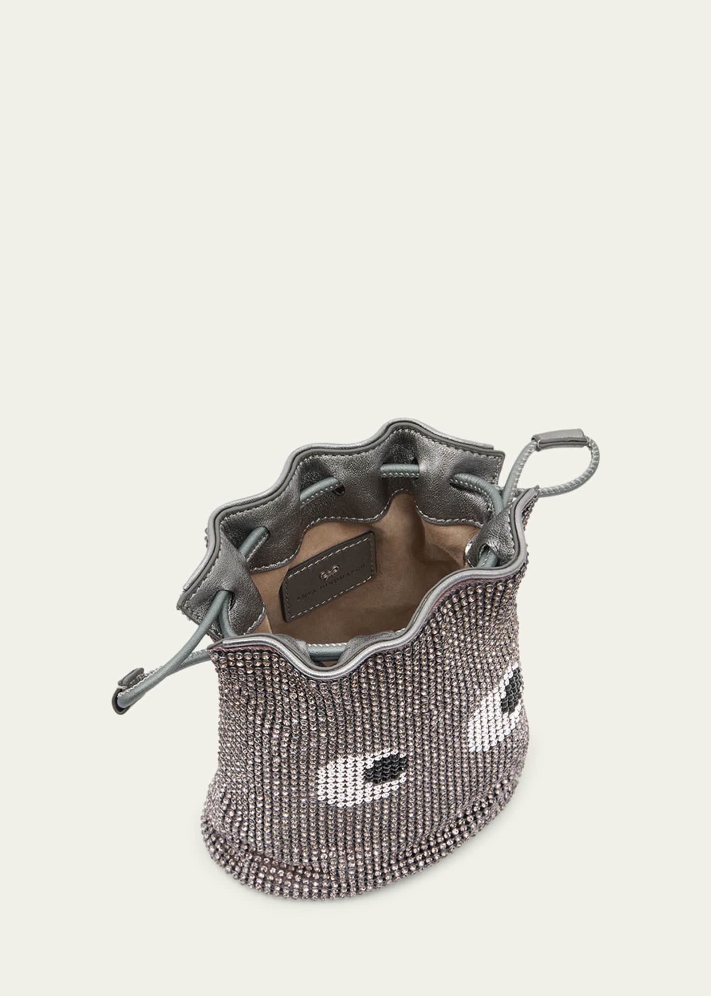 Anya Hindmarch Eyes Mesh Crystal Pouch Bag - Bergdorf Goodman