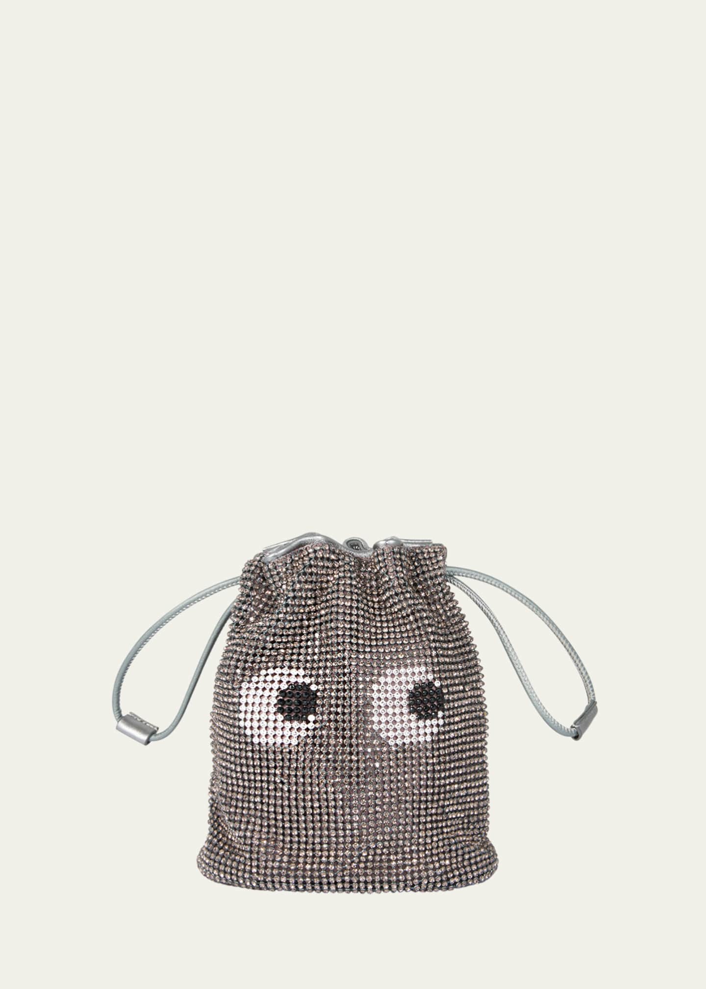 Anya Hindmarch Eyes Mesh Crystal Pouch Bag - Bergdorf Goodman