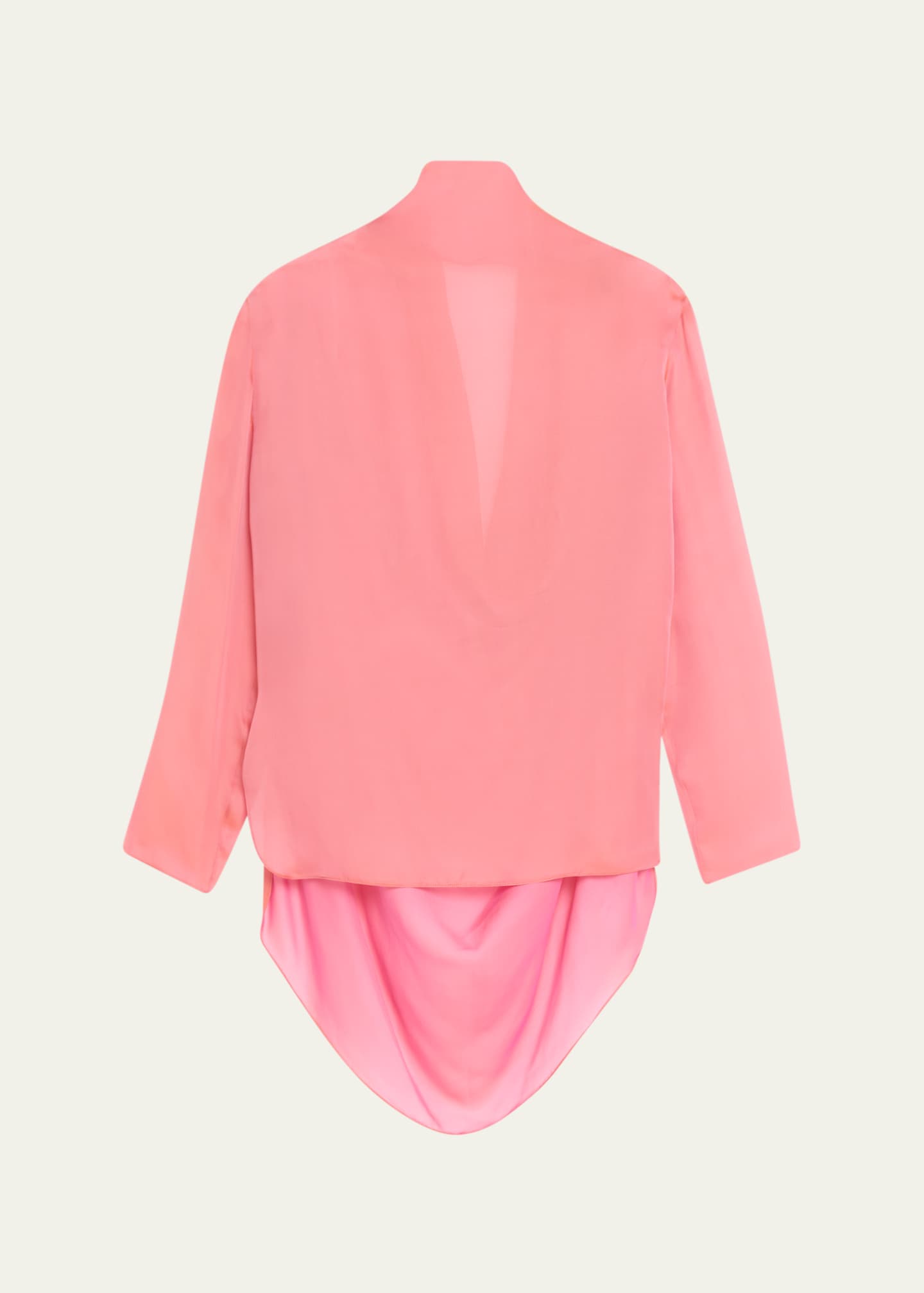 Giorgio Armani Iridescent Chiffon Cowl Backless Tunic - Bergdorf Goodman