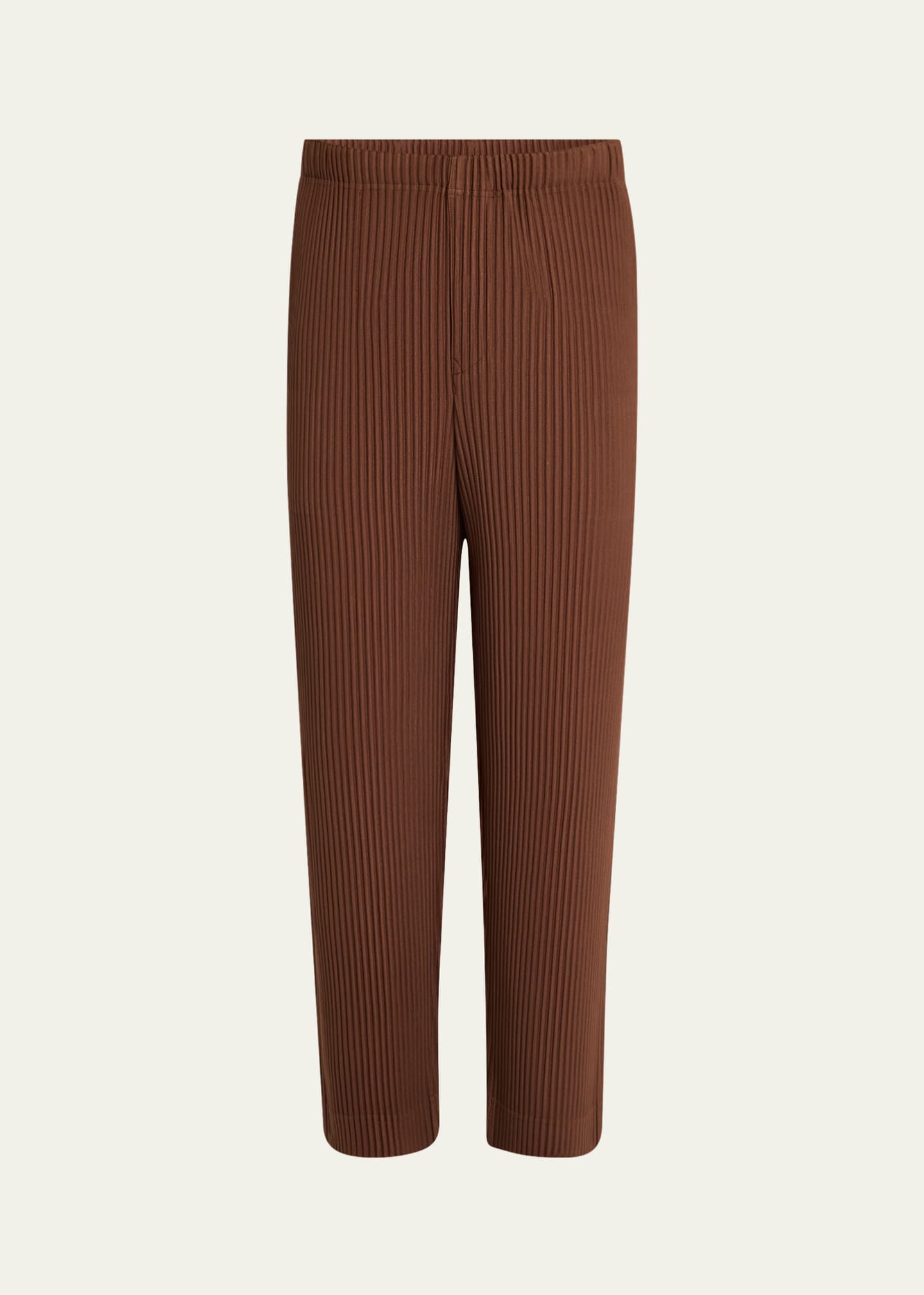 Homme Plisse Issey Miyake Men's Solid Pleated Pants Homme Plisse Issey Miyake Men's Solid Pleated Pants