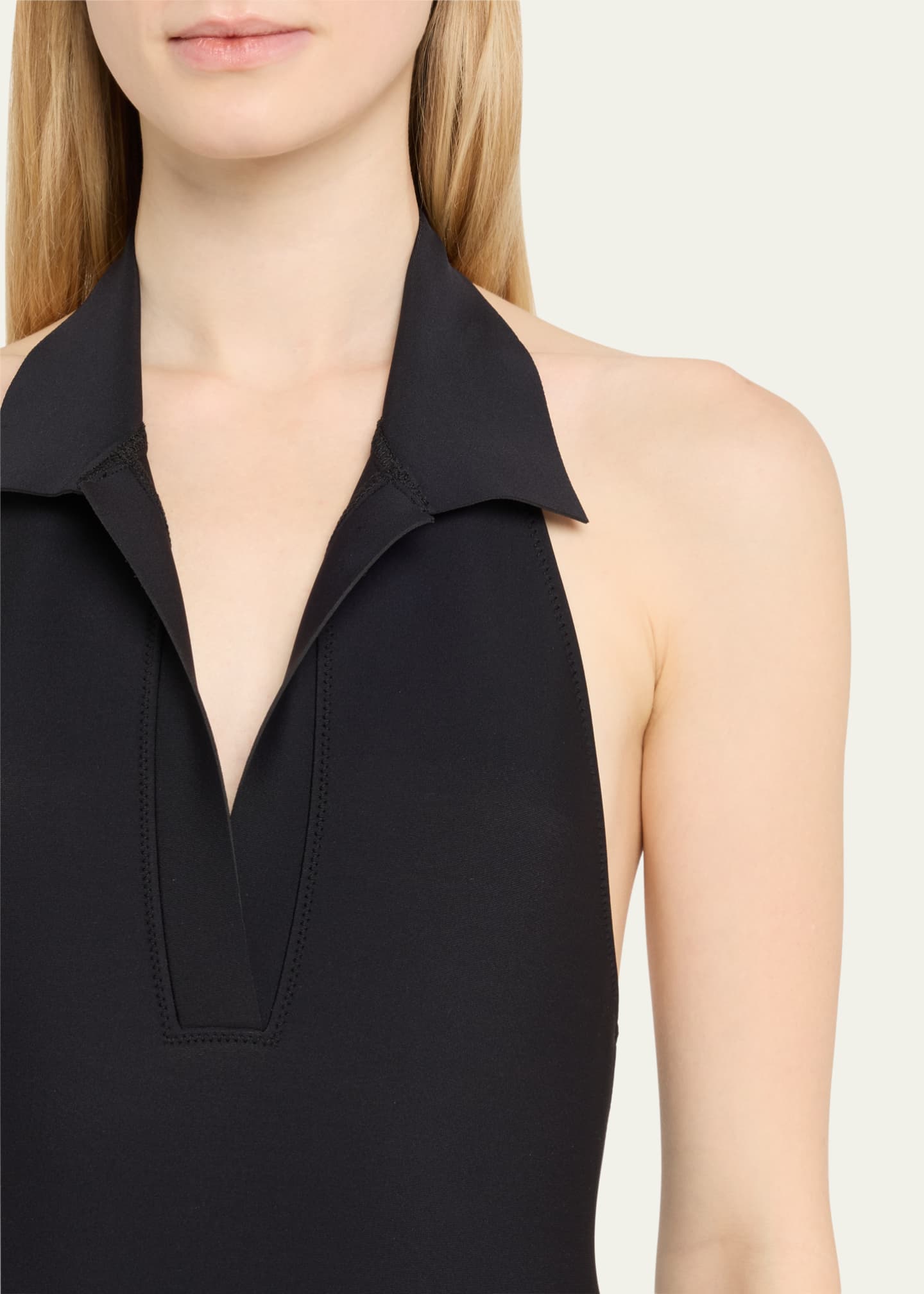 Lisa Marie Fernandez Polo One-Piece Swimsuit - Bergdorf Goodman