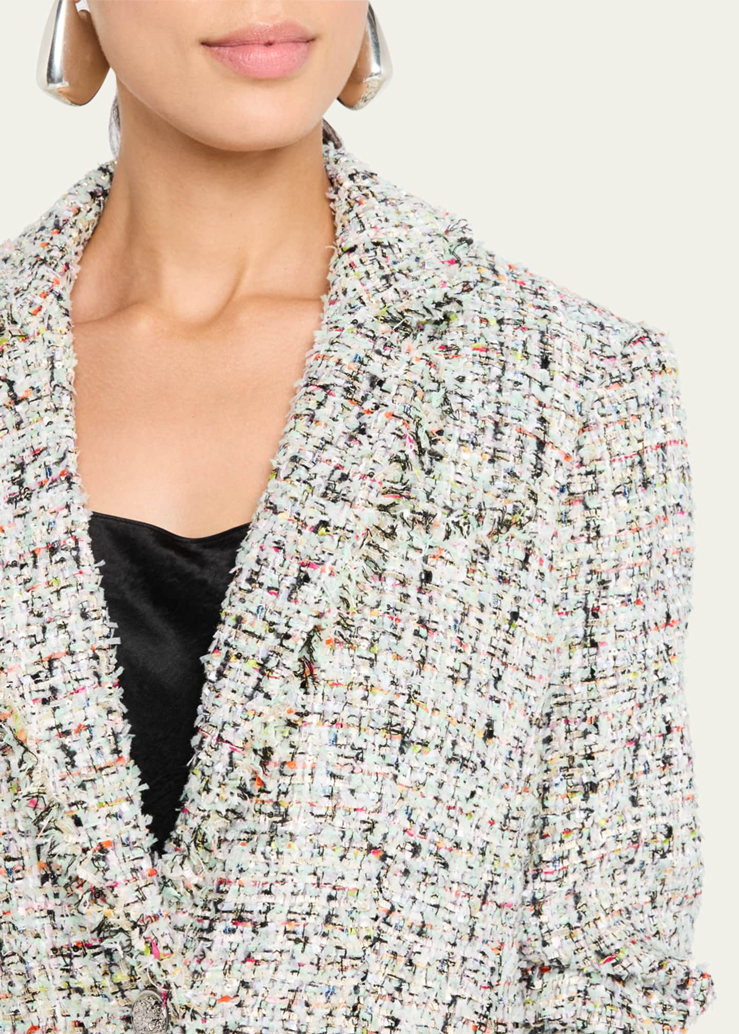 Cinq a Sept Khloe Single-Breasted Boucle Blazer - Bergdorf Goodman