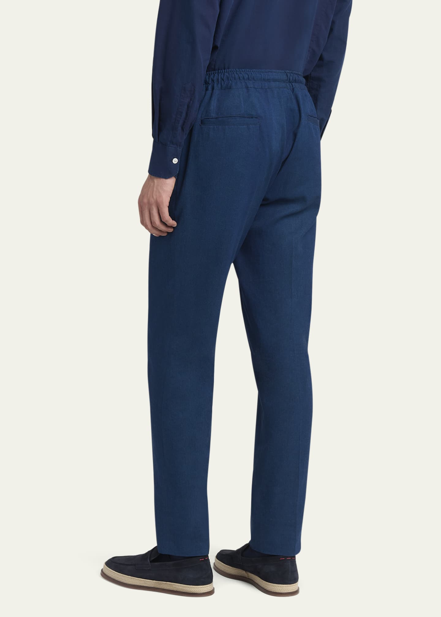 Kiton Men's Sasha Wool Pleated Stretch Pants - Bergdorf Goodman