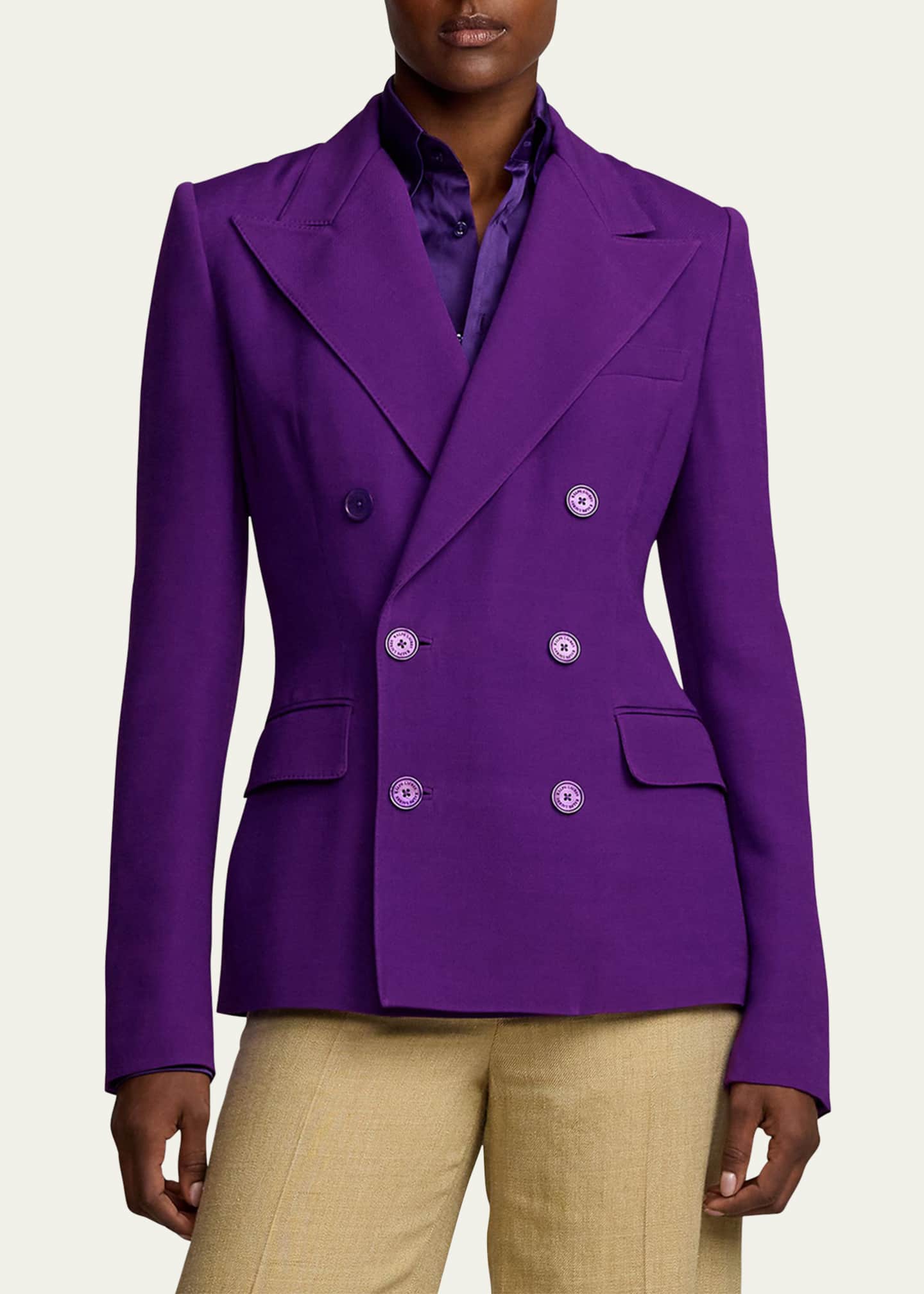 Ralph Lauren Collection Desmond Wool-Silk Jacket - Bergdorf Goodman