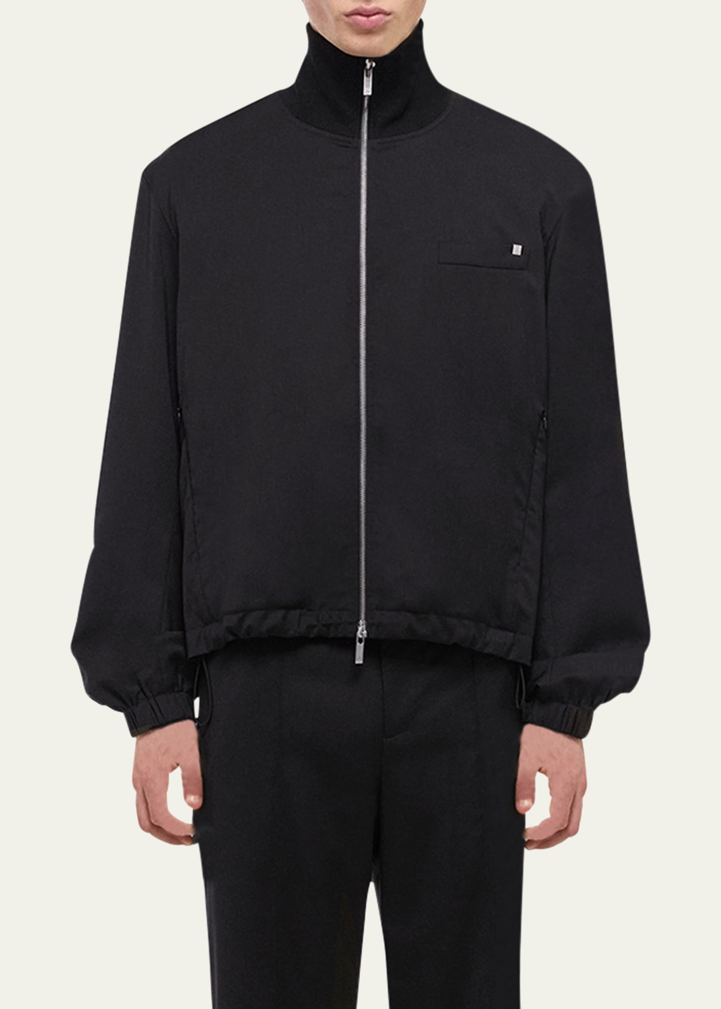 Helmut Lang Men's Wool Full-Zip Bomber Jacket - Bergdorf Goodman
