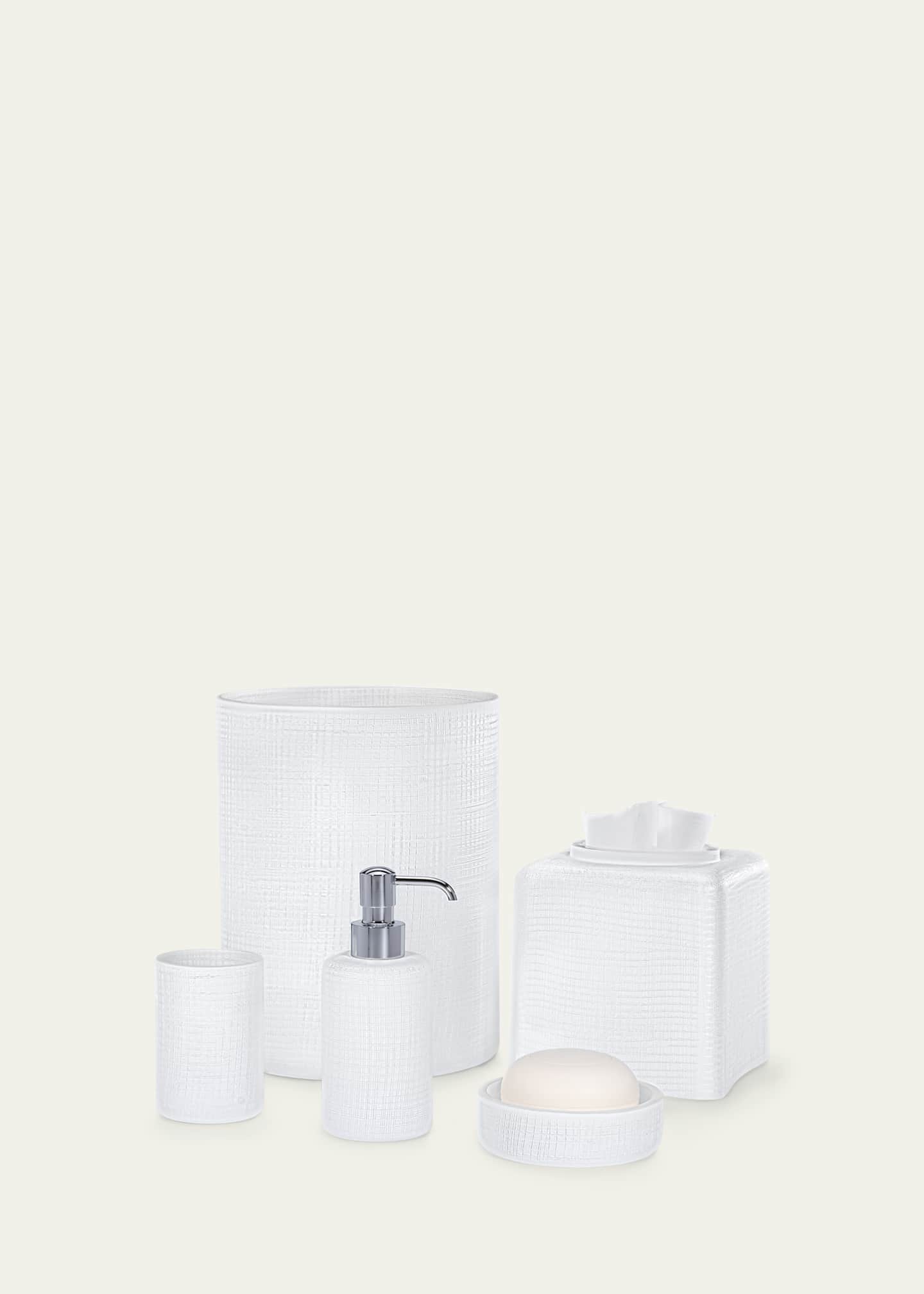 Labrazel Cambric Glass Soap Dispenser, White Enamel - Bergdorf Goodman
