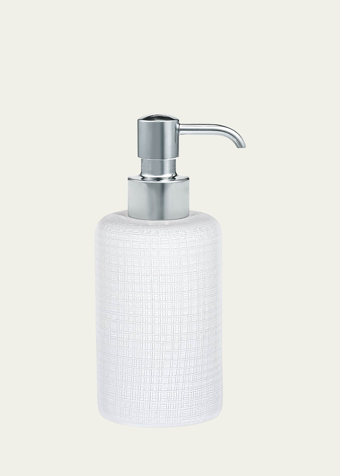 Labrazel Cambric Glass Soap Dispenser, White Enamel - Bergdorf Goodman