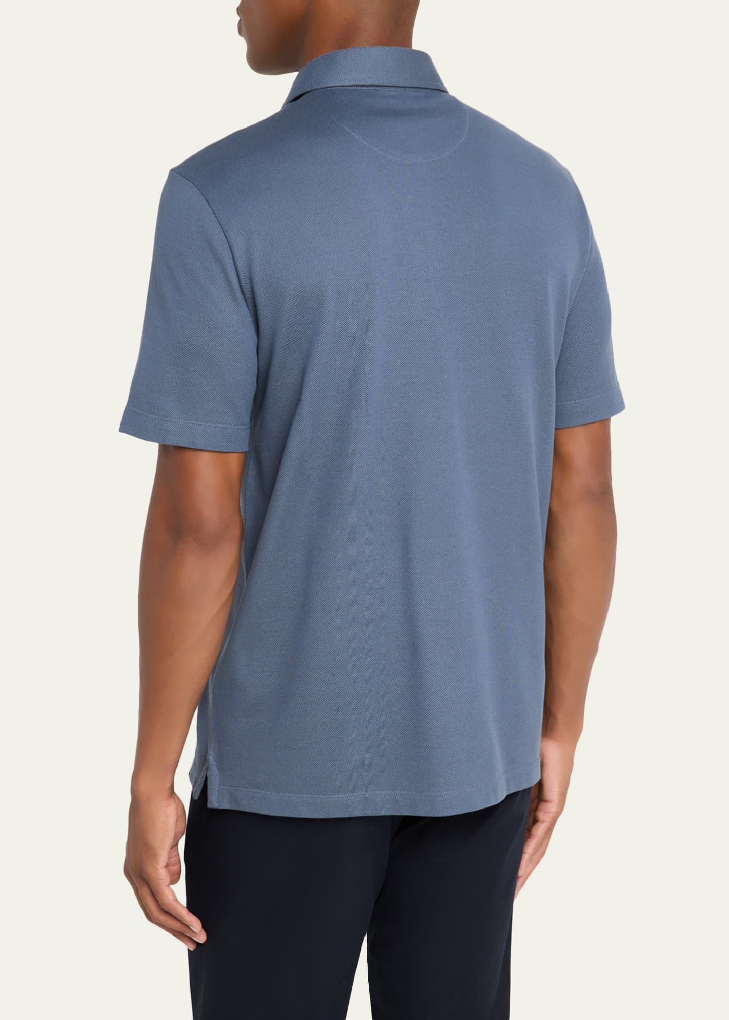Brioni Men's Jersey Pique Polo Shirt - Bergdorf Goodman