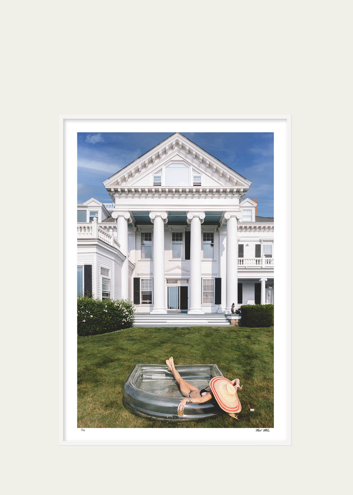 Nick Mele Fine Art "Pool House" Framed Photographic Print by Nick Mele ...