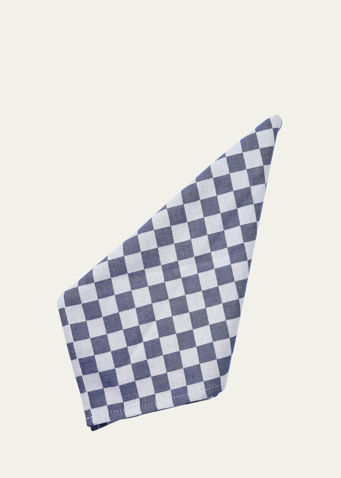 MacKenzie-Childs Navy Check Napkins, Set of 4 - Bergdorf Goodman
