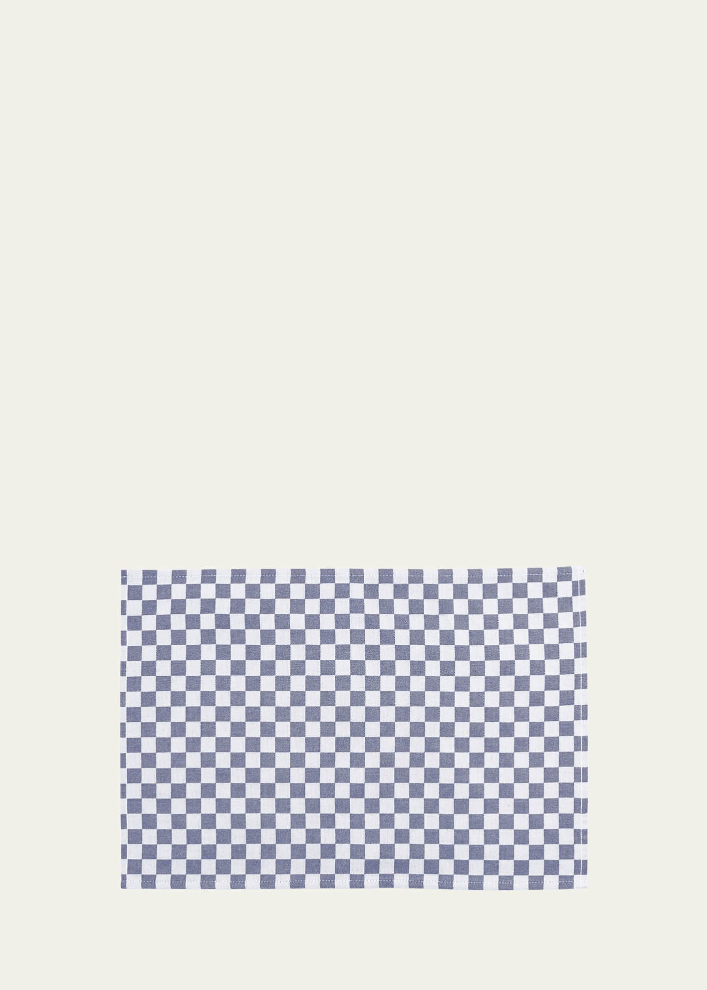MacKenzie-Childs Navy Check Placemats, Set of 4 - Bergdorf Goodman