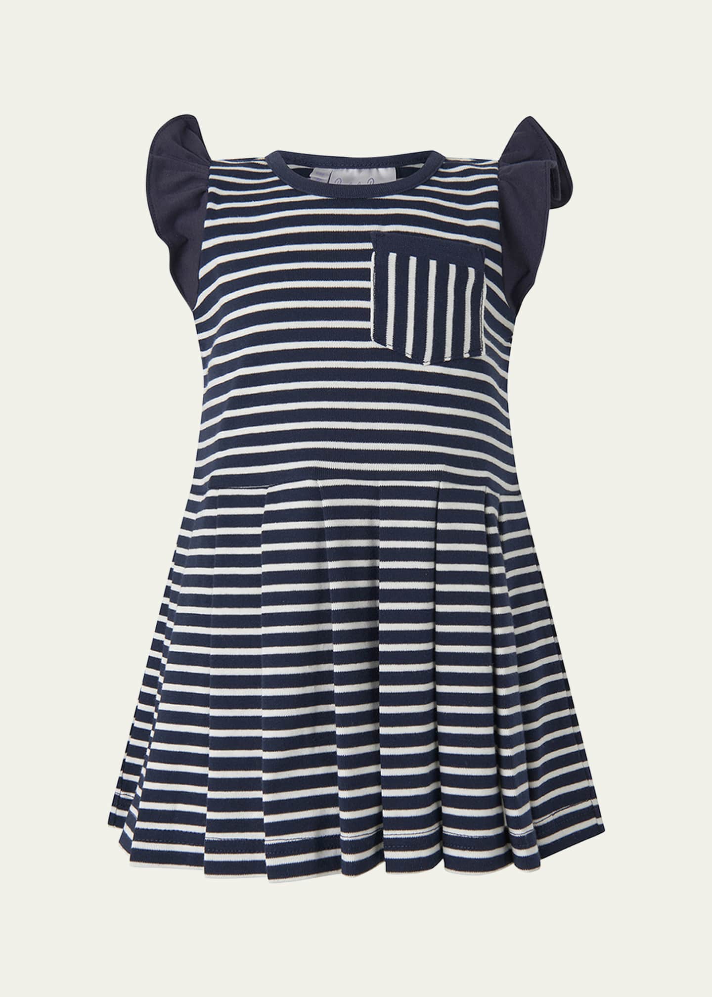 Rachel Riley Girl's Breton Striped Tennis Dress, Size 2-10 - Bergdorf ...