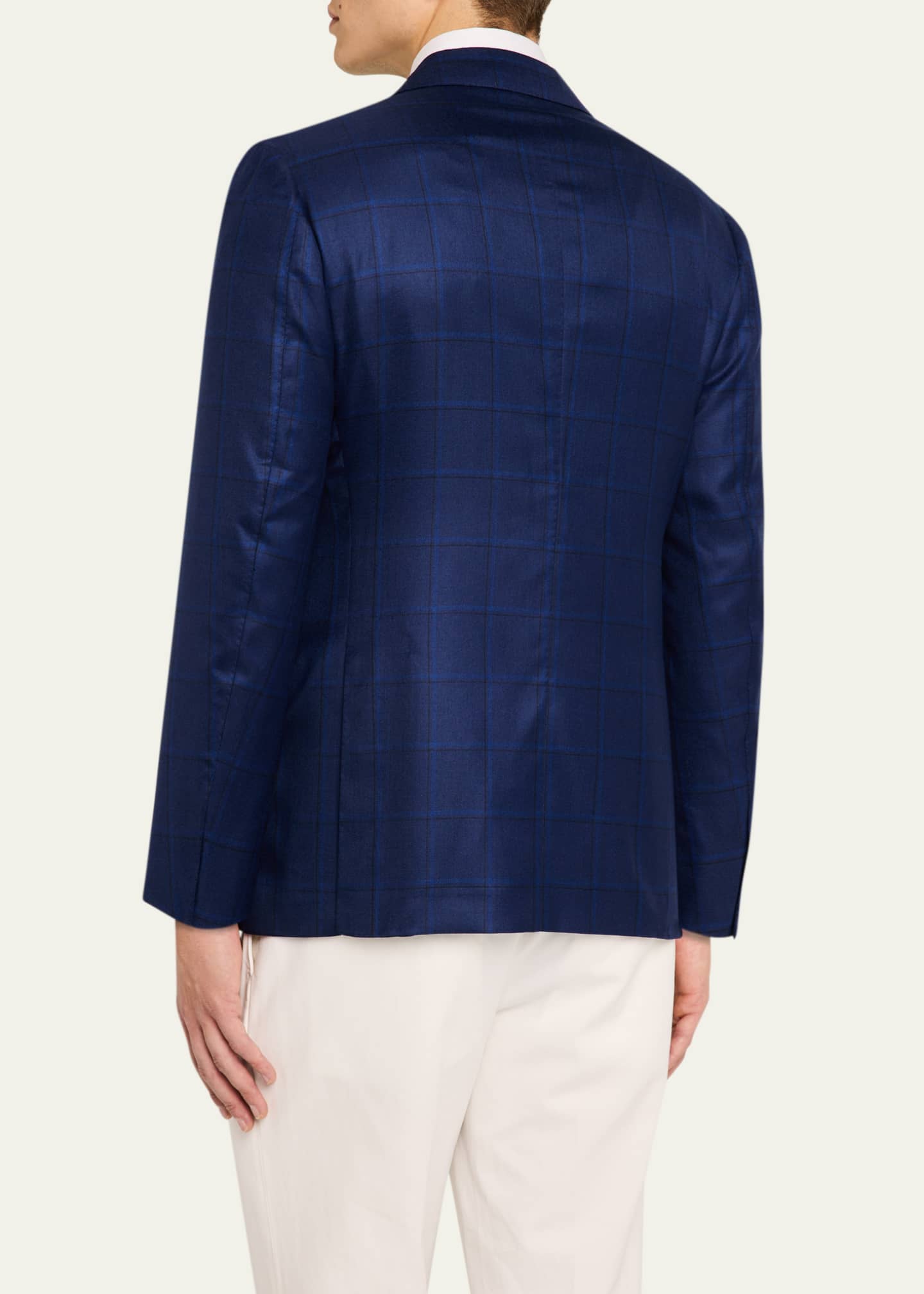 Cesare Attolini Men's Windowpane Sport Coat - Bergdorf Goodman