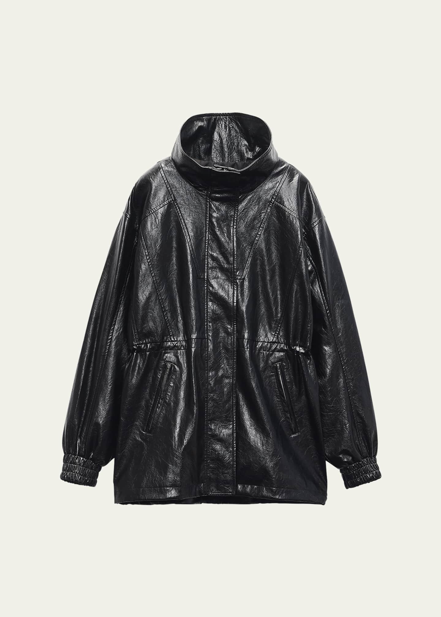 Rag & Bone Monica Faux Leather Jacket - Bergdorf Goodman