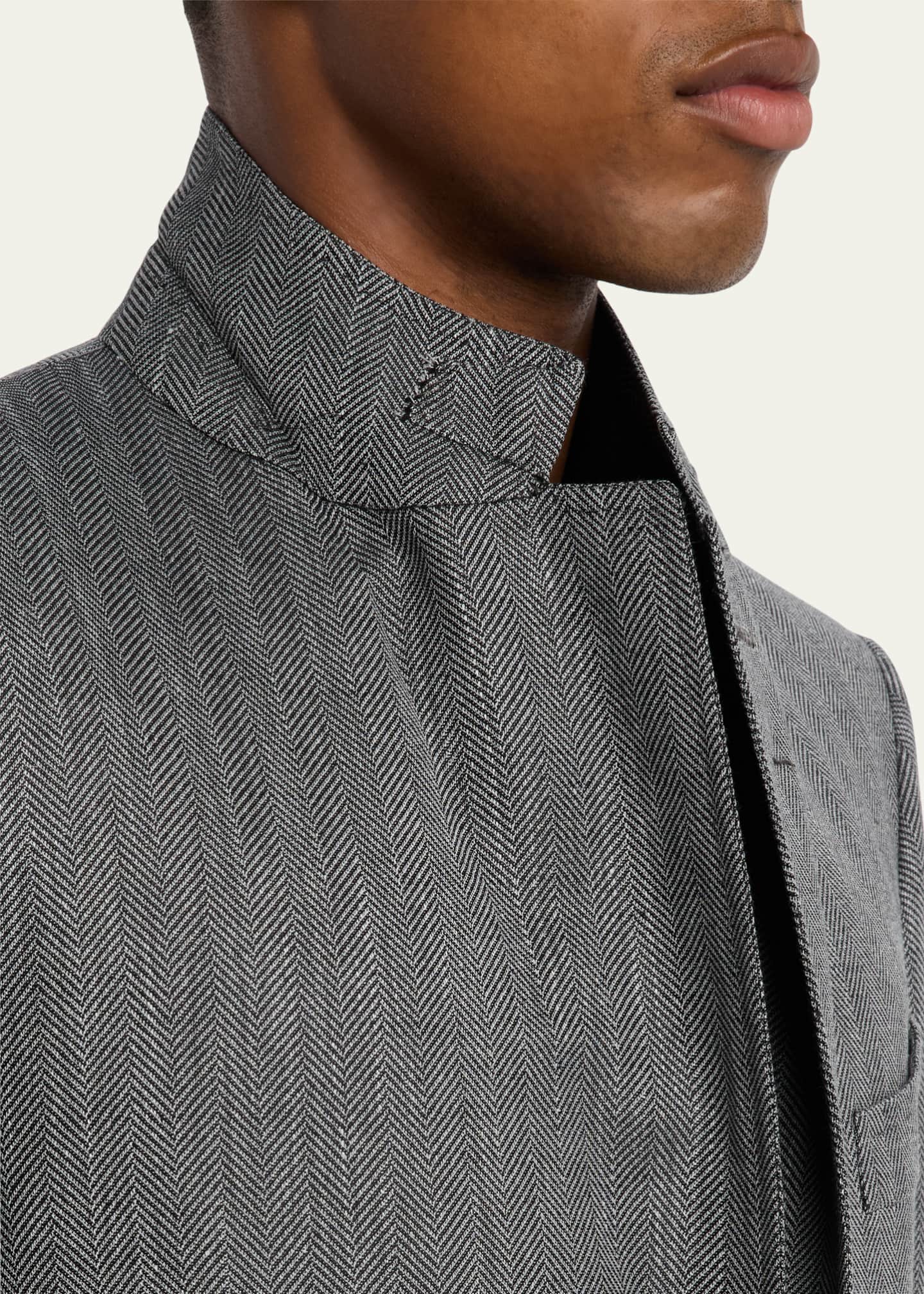 TOM FORD Men's Shelton Herringbone Sport Coat - Bergdorf Goodman