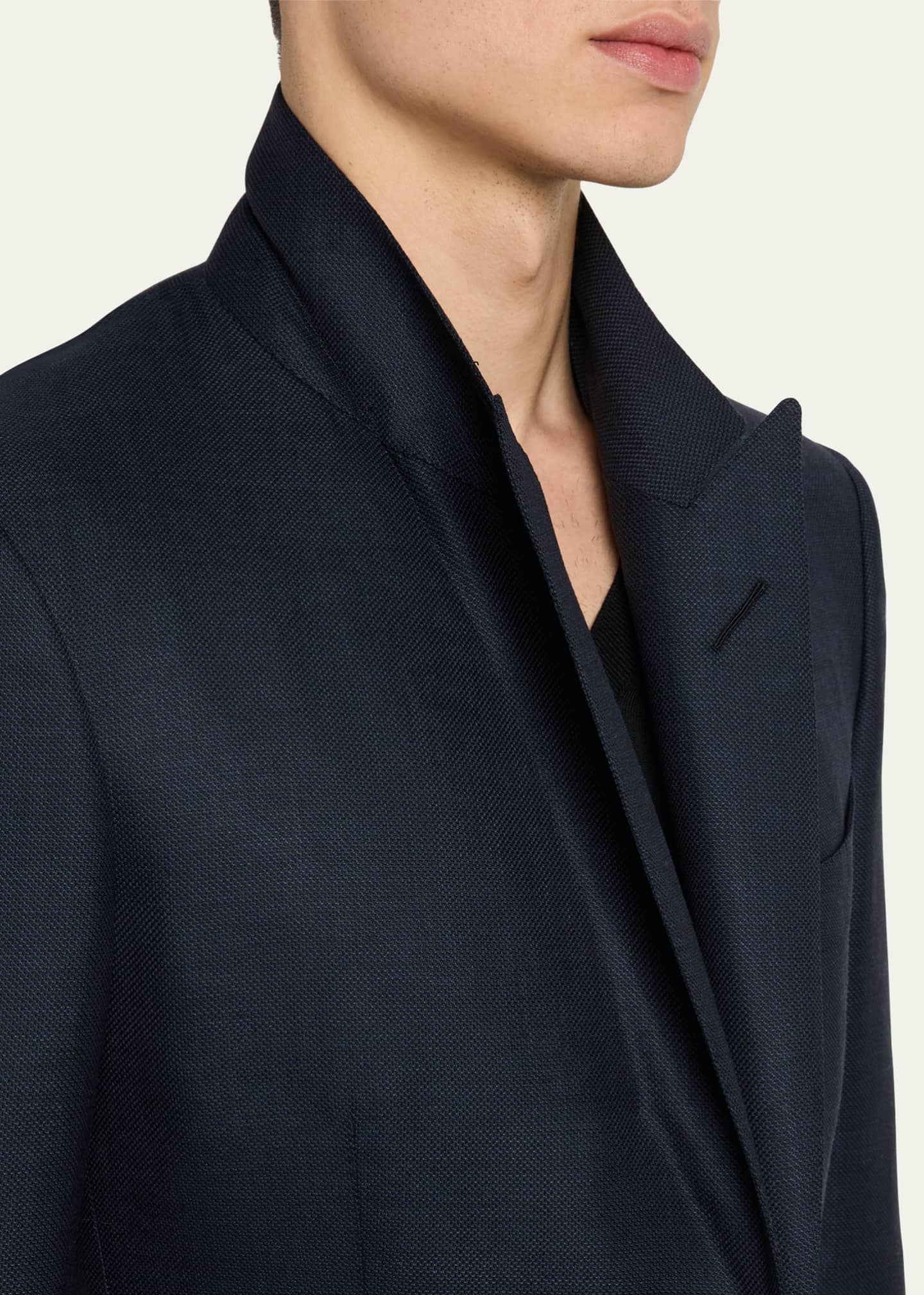TOM FORD Men's Shelton Mouline Sharkskin Suit - Bergdorf Goodman