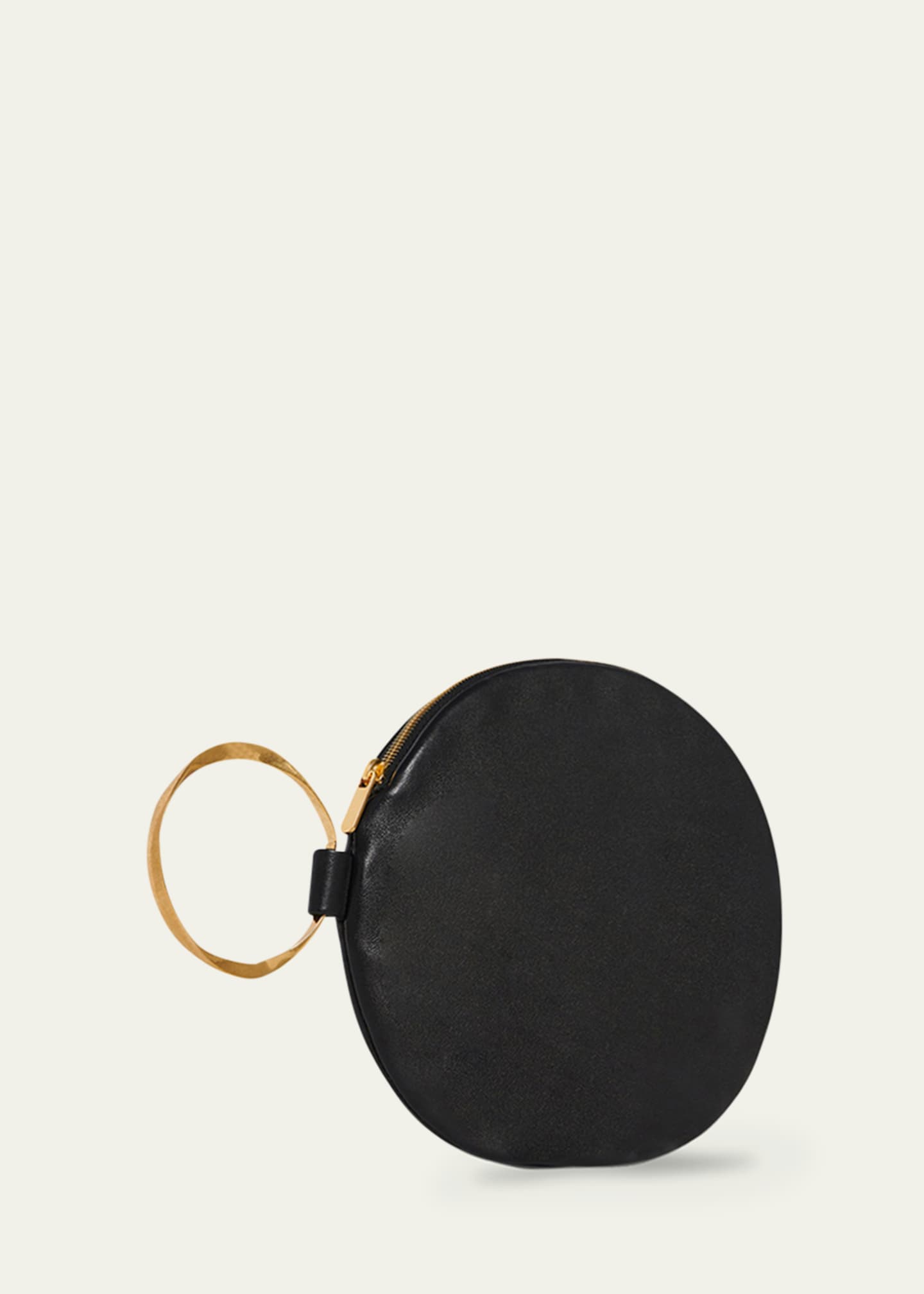 THE ROW Round Bracelet Wristlet in Soft Napa Leather - Bergdorf Goodman