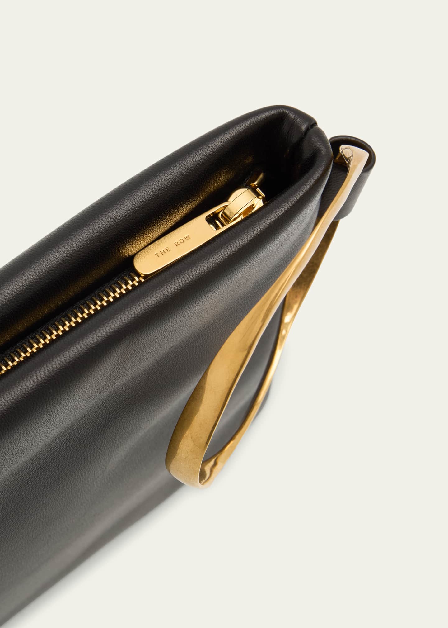THE ROW Round Bracelet Wristlet in Soft Napa Leather - Bergdorf Goodman