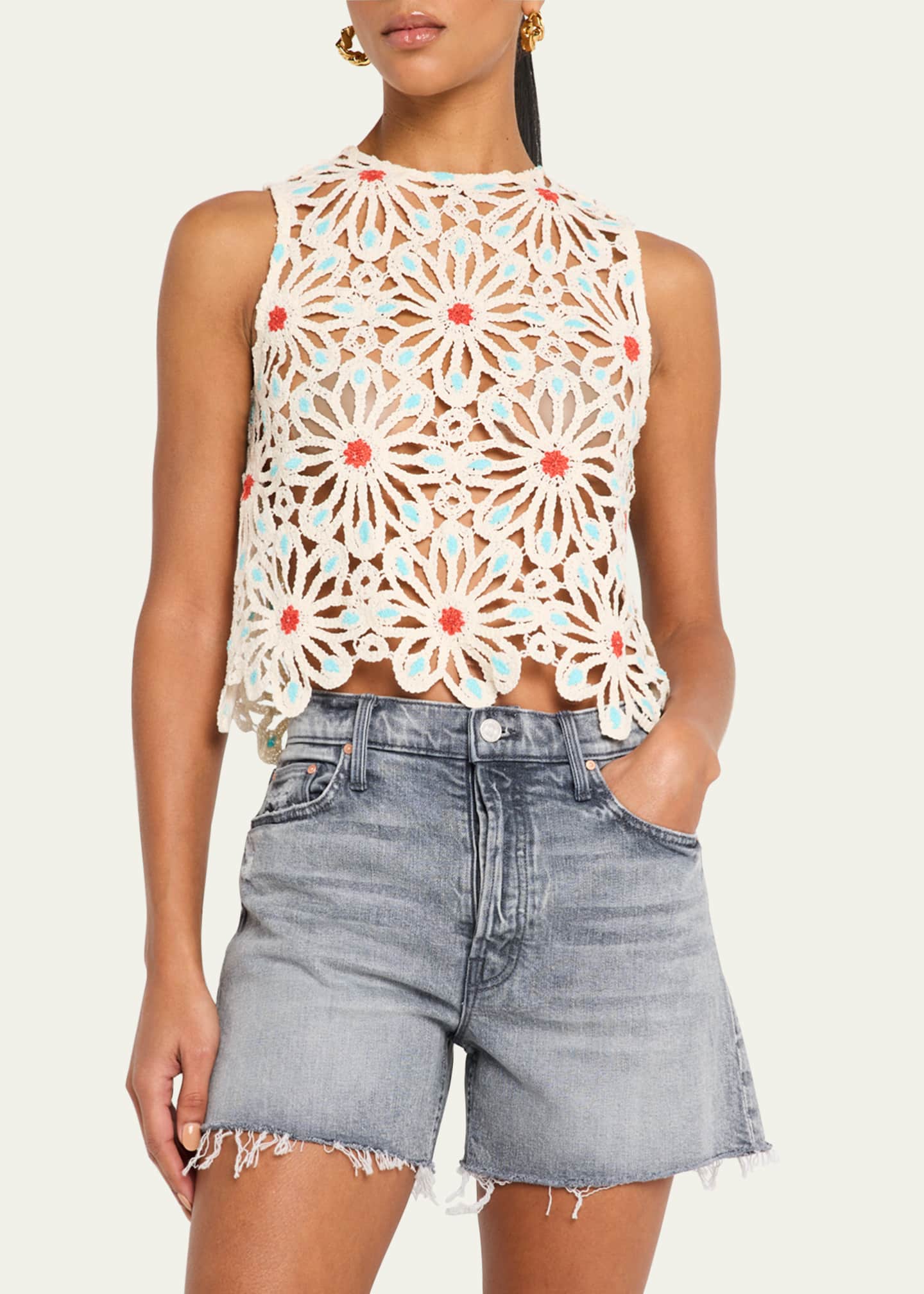 MOTHER The Daisy Shell - Bergdorf Goodman