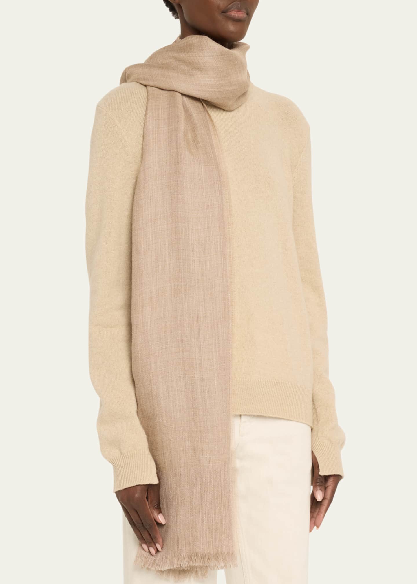Max Mara Ombre Wool Scarf - Bergdorf Goodman