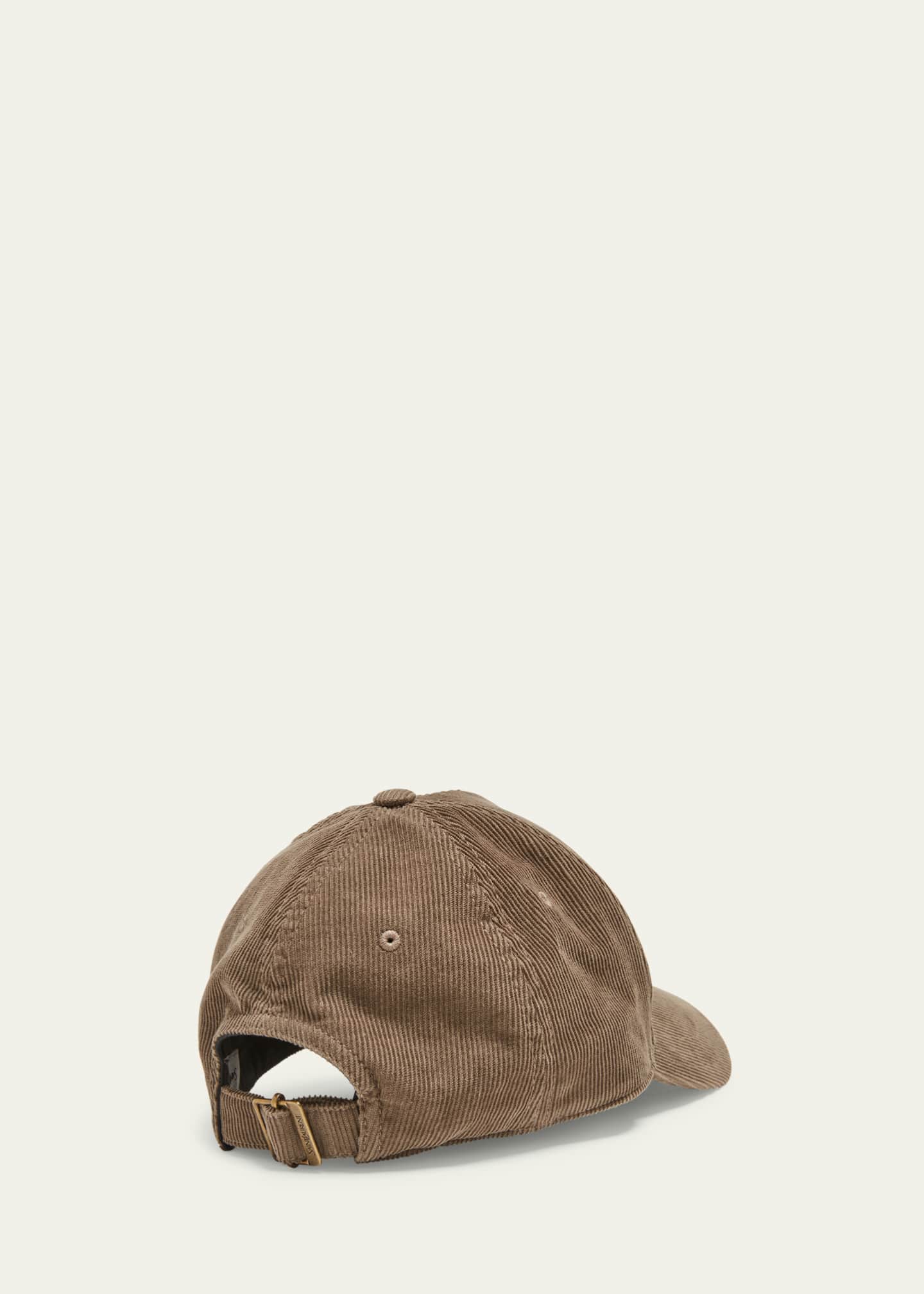 Saint Laurent Corduroy Baseball Cap - Bergdorf Goodman