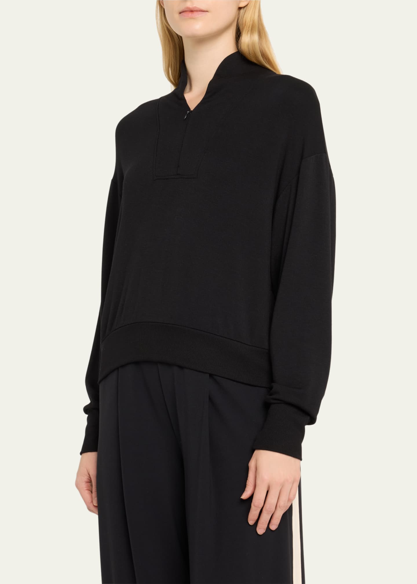 Splits59 Birdie Half-Zip Fleece Pullover - Bergdorf Goodman