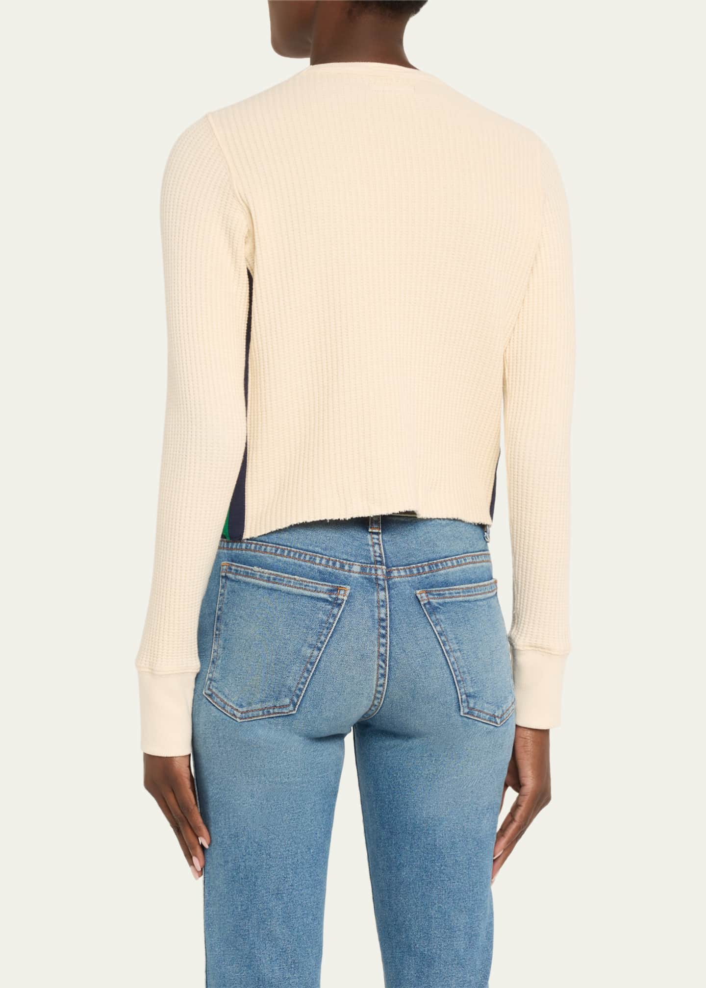 MOTHER The Itty Bitty Crew Crop Top - Bergdorf Goodman