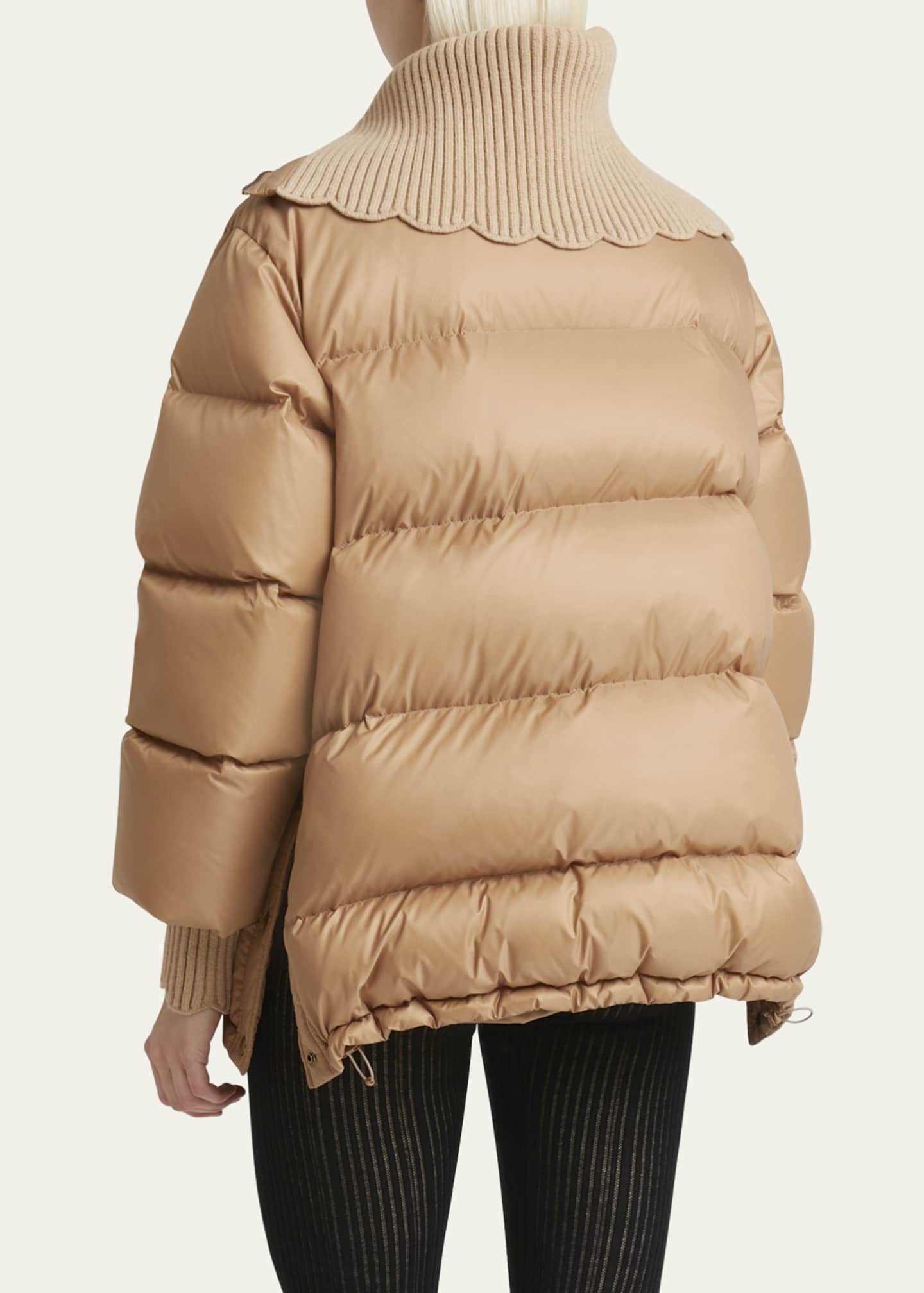 Chloe Puffer Drawcord Coat - Bergdorf Goodman
