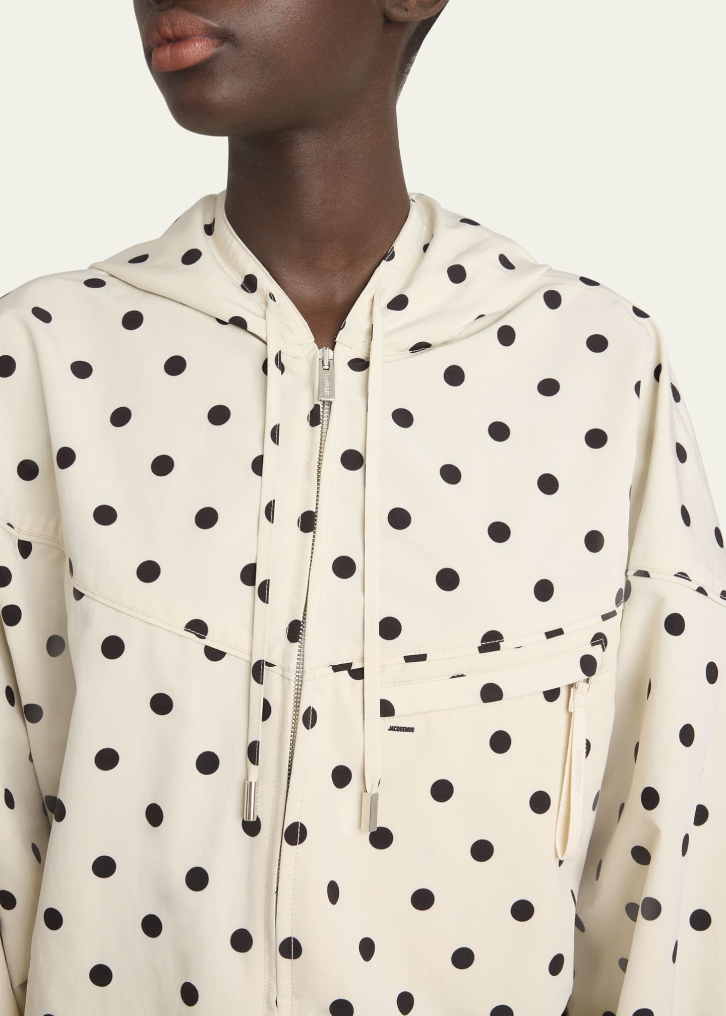 Jacquemus Bateau Polka Dot Hooded Jacket - Bergdorf Goodman