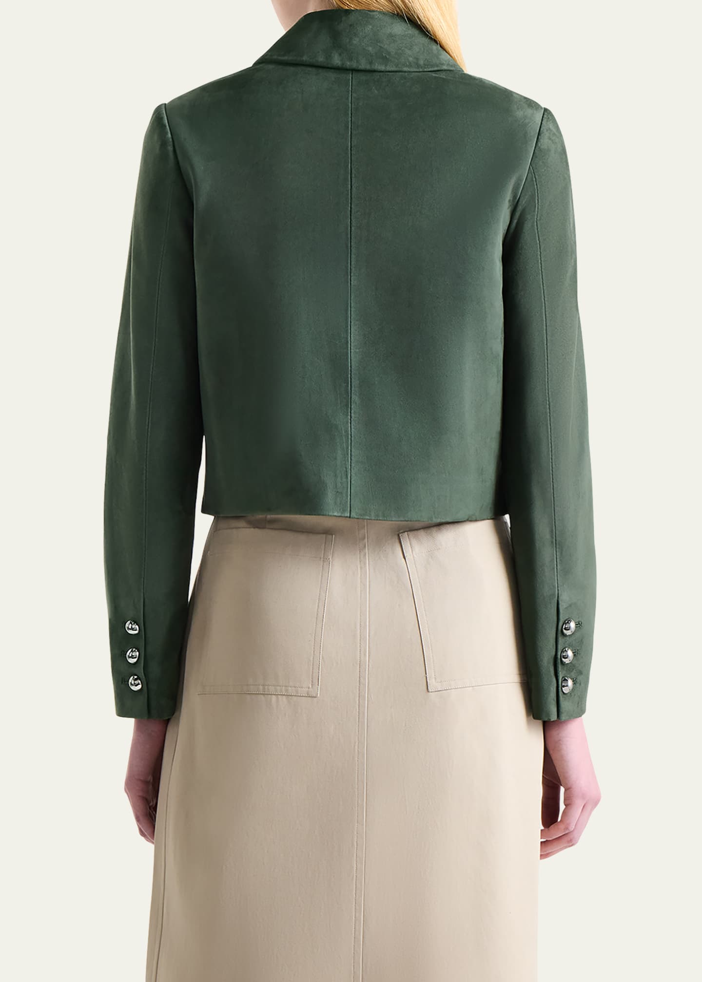 Altuzarra Astley Suede Patch Pocket Jacket - Bergdorf Goodman