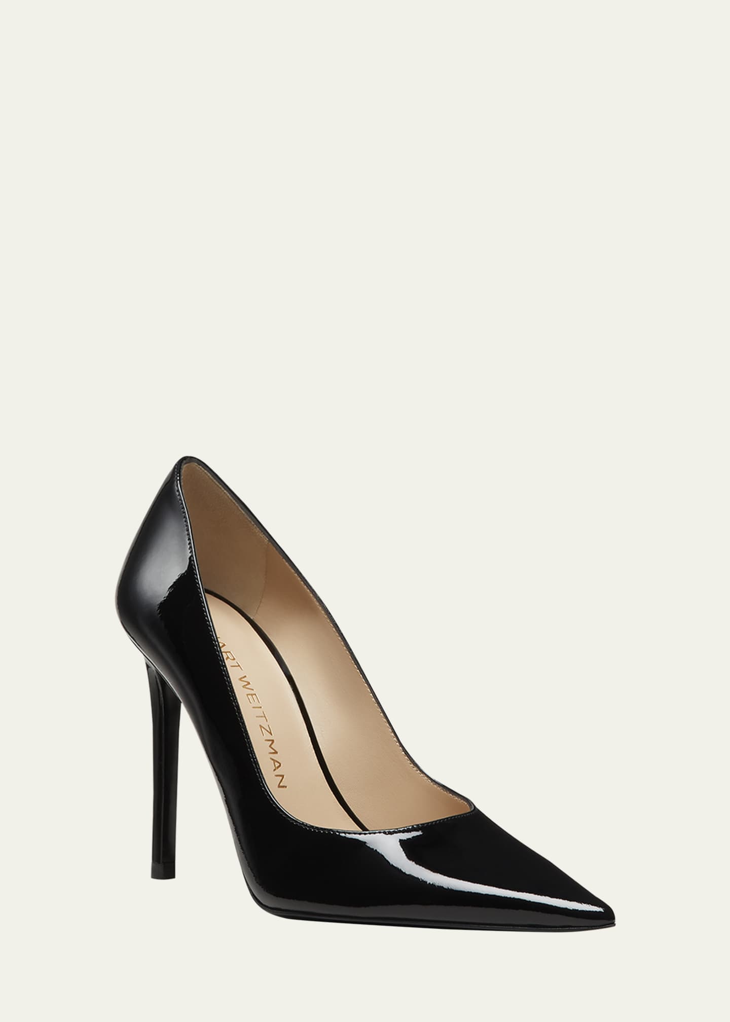 Stuart Weitzman Stuart Patent Stiletto Pumps - Bergdorf Goodman