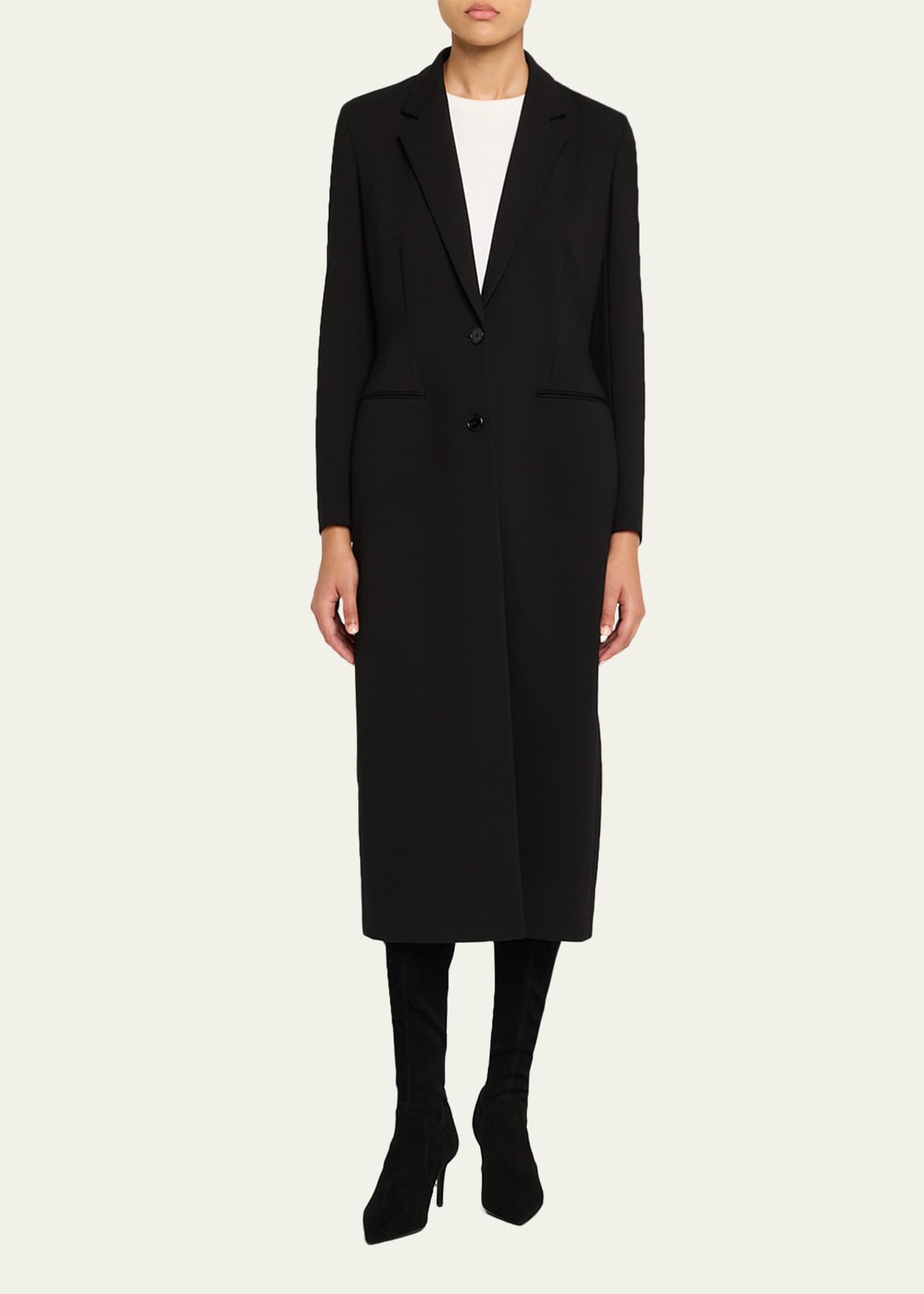 Stuart Weitzman Stuart Power Suede Stiletto Knee Boots - Bergdorf Goodman