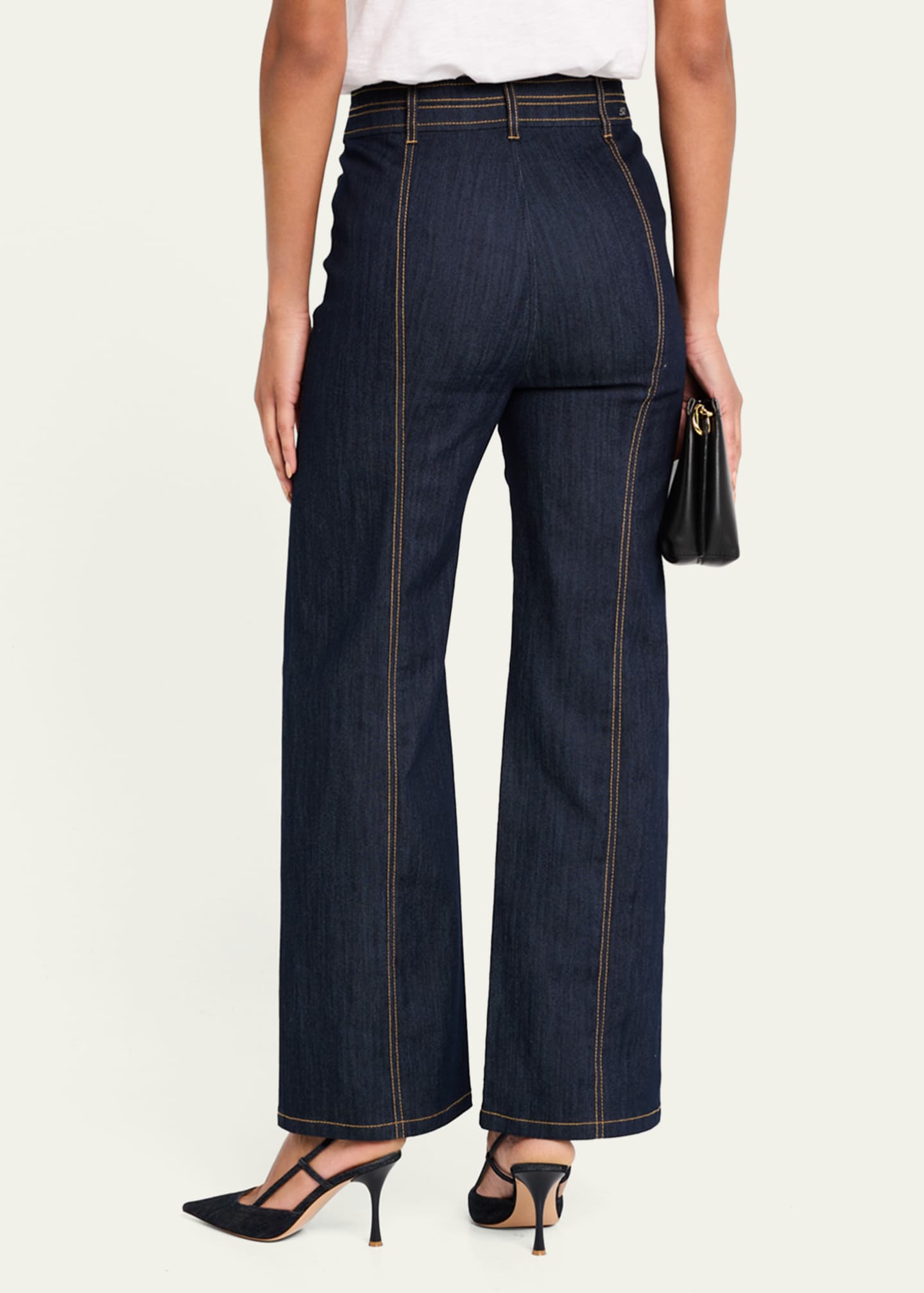 Cinq a Sept Dorothea Wide-Leg Jeans - Bergdorf Goodman