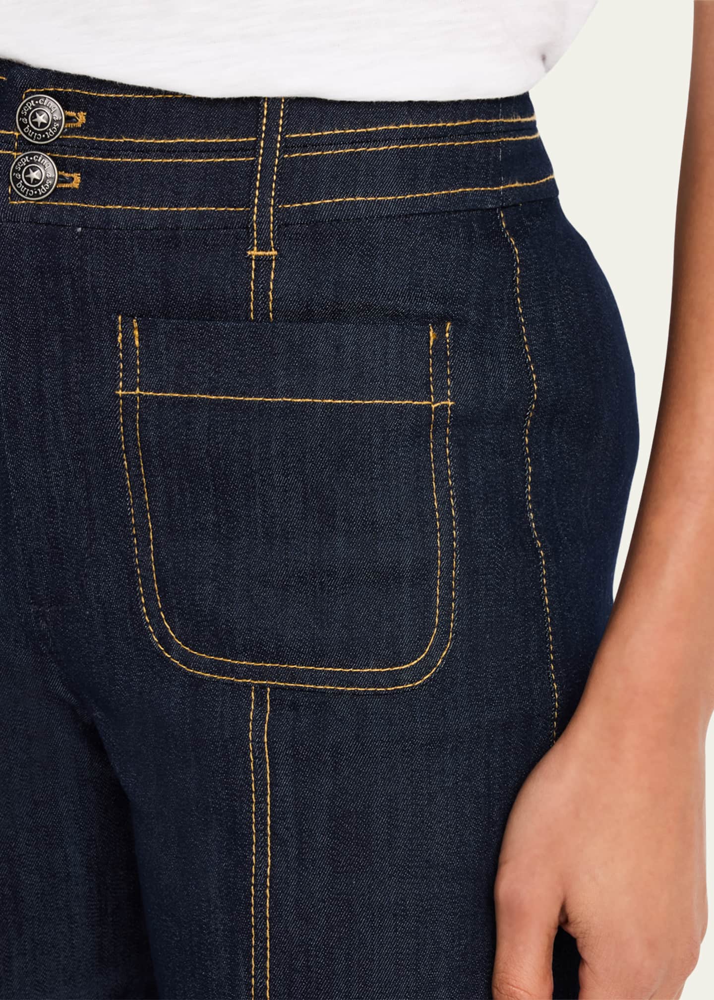 Cinq a Sept Dorothea Wide-Leg Jeans - Bergdorf Goodman