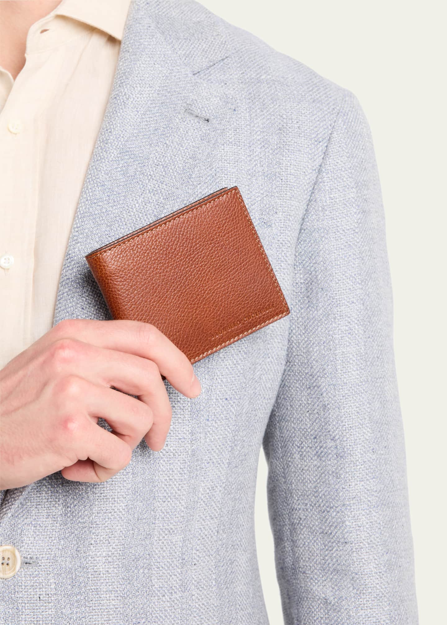 Brunello Cucinelli Men's Leather Bifold Wallet - Bergdorf Goodman