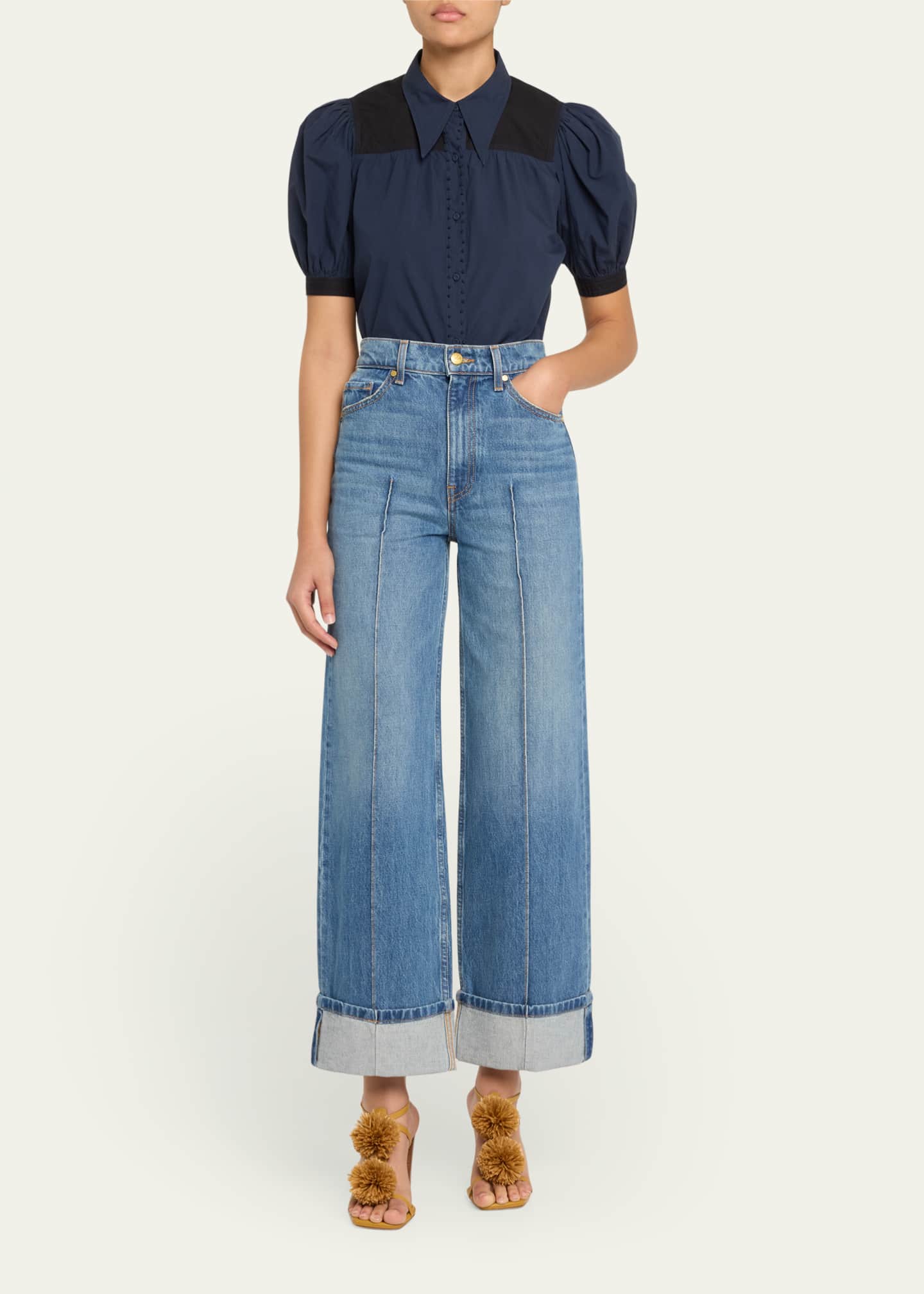 Ulla Johnson Freja Puff-Sleeve Top - Bergdorf Goodman