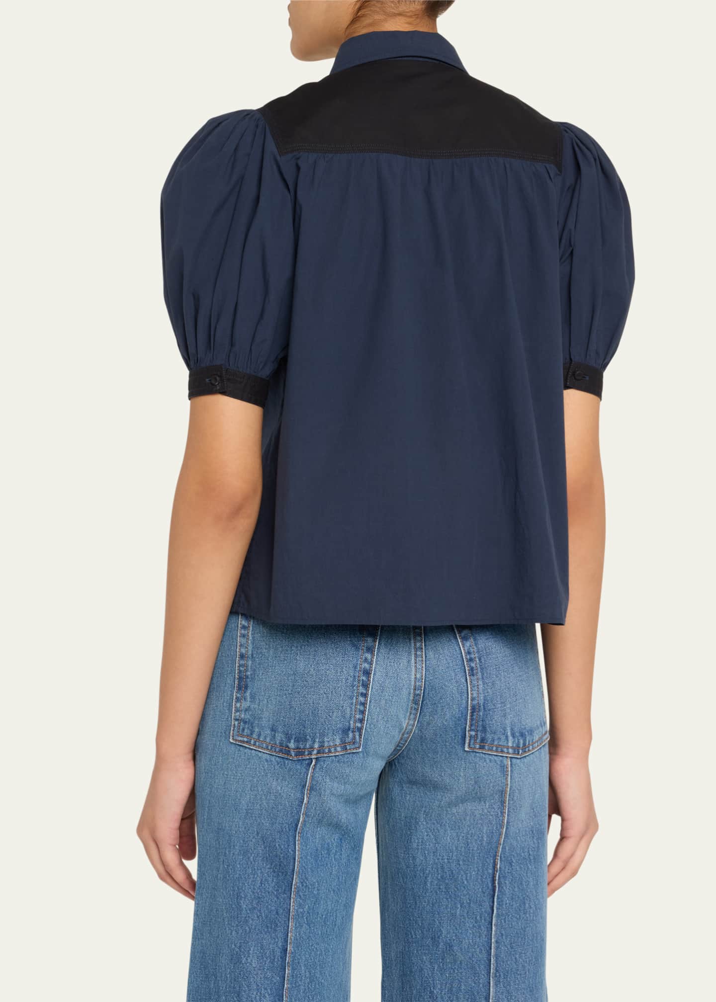 Ulla Johnson Freja Puff-Sleeve Top - Bergdorf Goodman