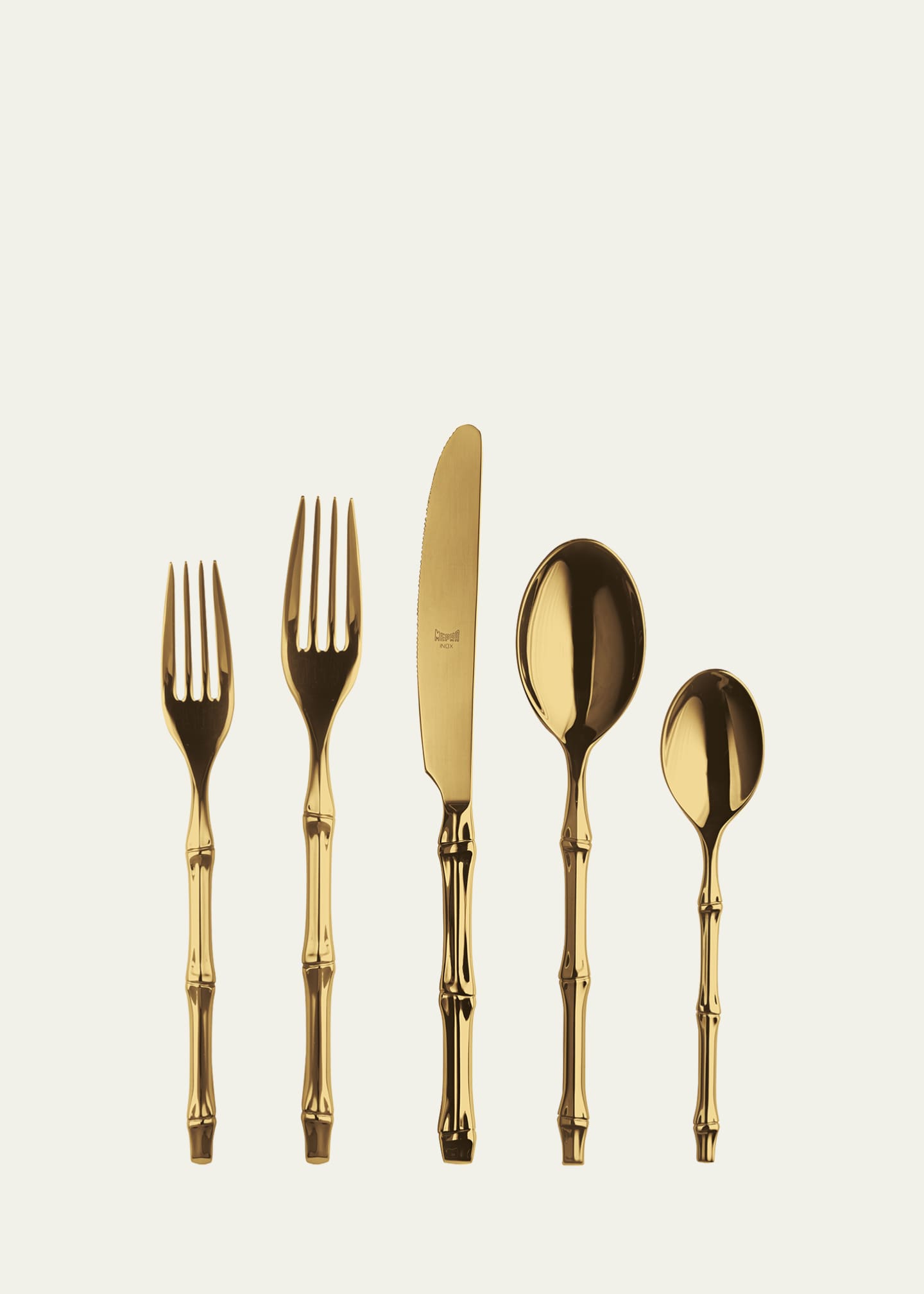 Mepra Bali Gold Mirror 5-Piece Flatware Place Setting - Bergdorf Goodman
