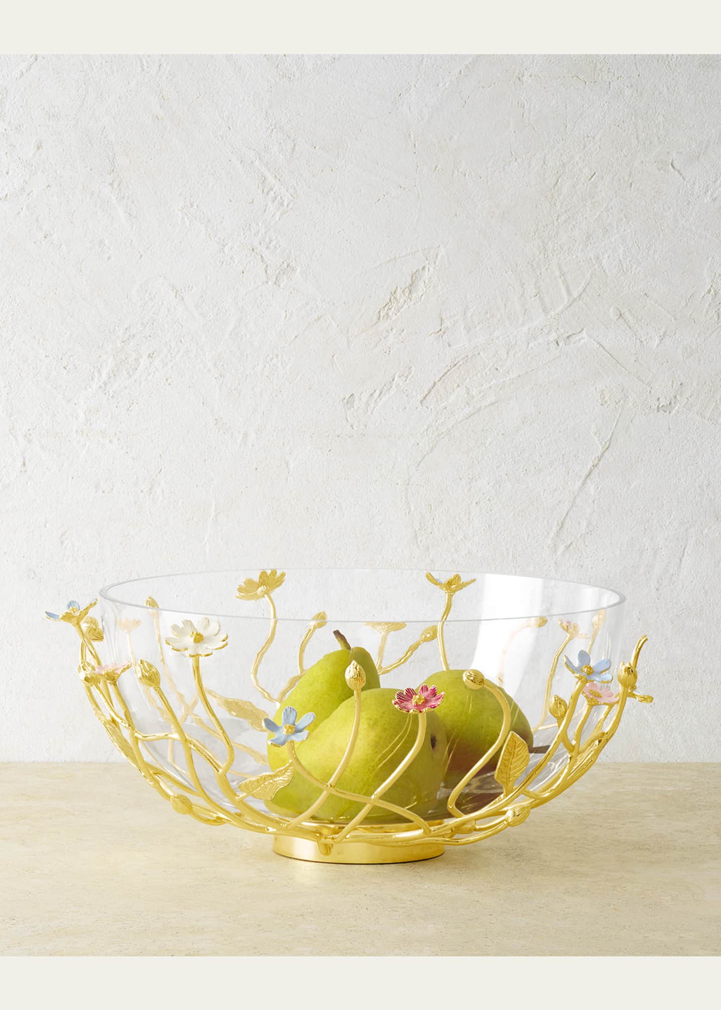 Michael Aram Wildflowers Serving Glass Bowl - Bergdorf Goodman