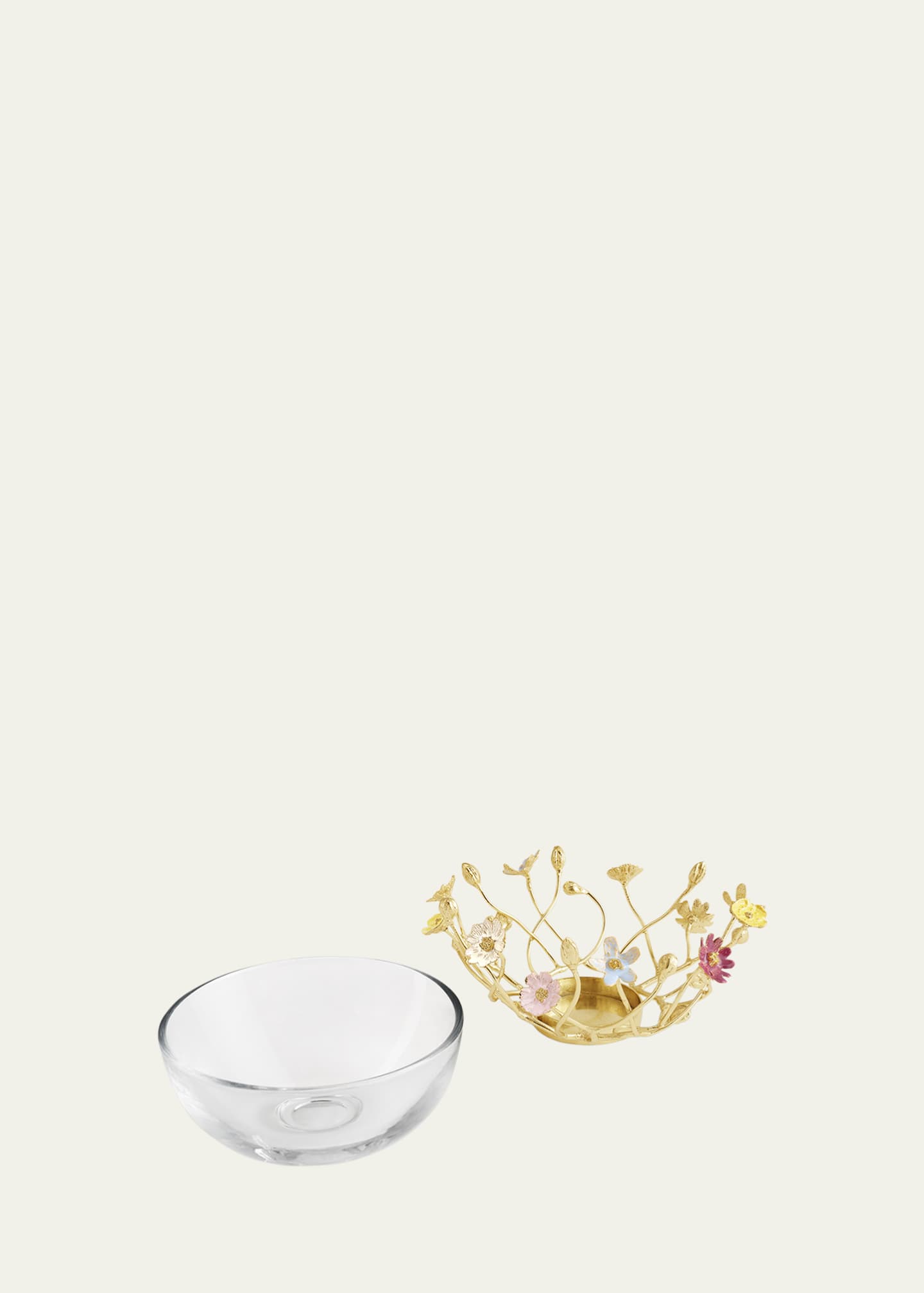 Michael Aram Wildflowers Small Glass Bowl - Bergdorf Goodman