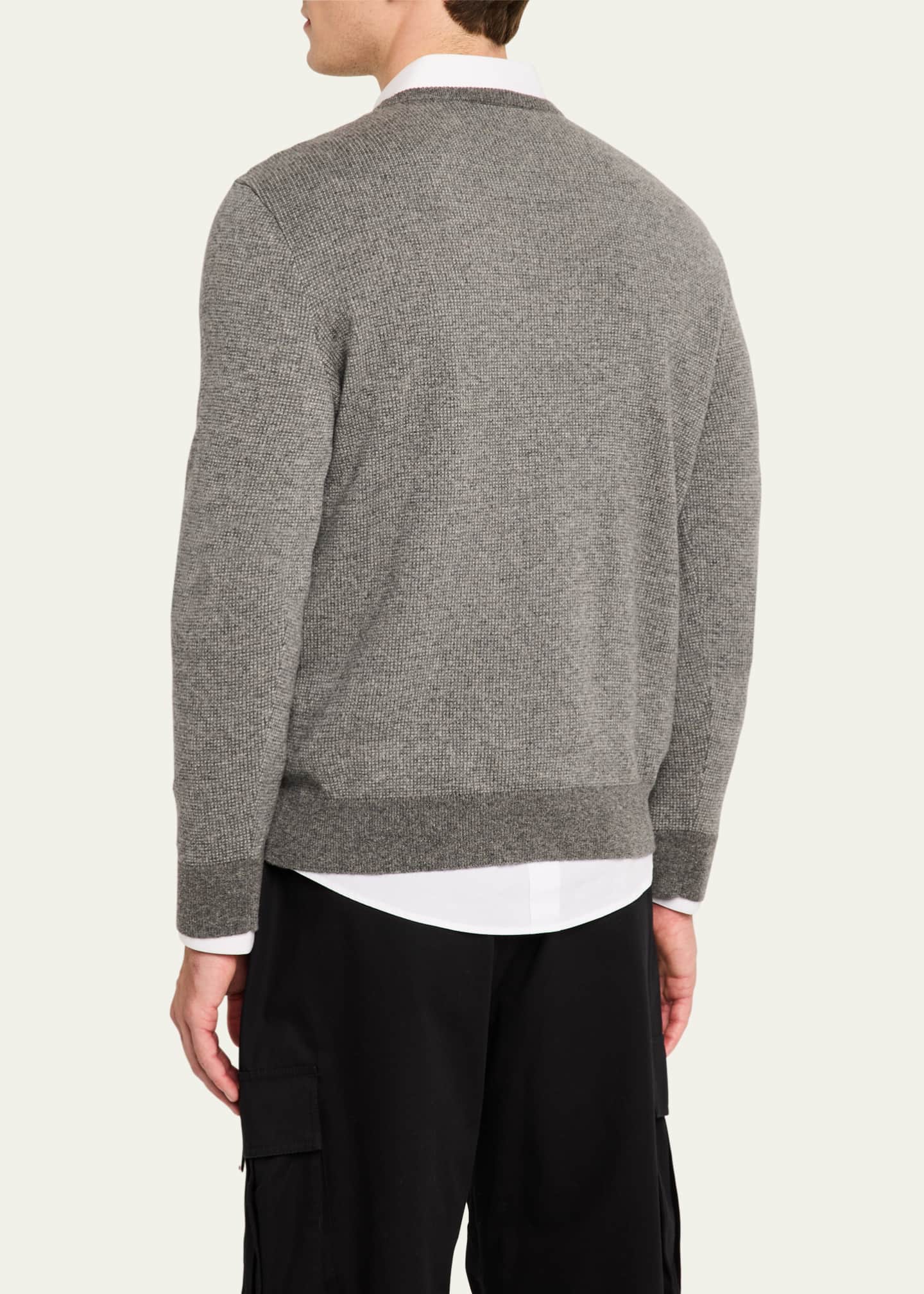 Ralph Lauren Purple Label Men's Micro-Pattern Cashmere Sweater ...