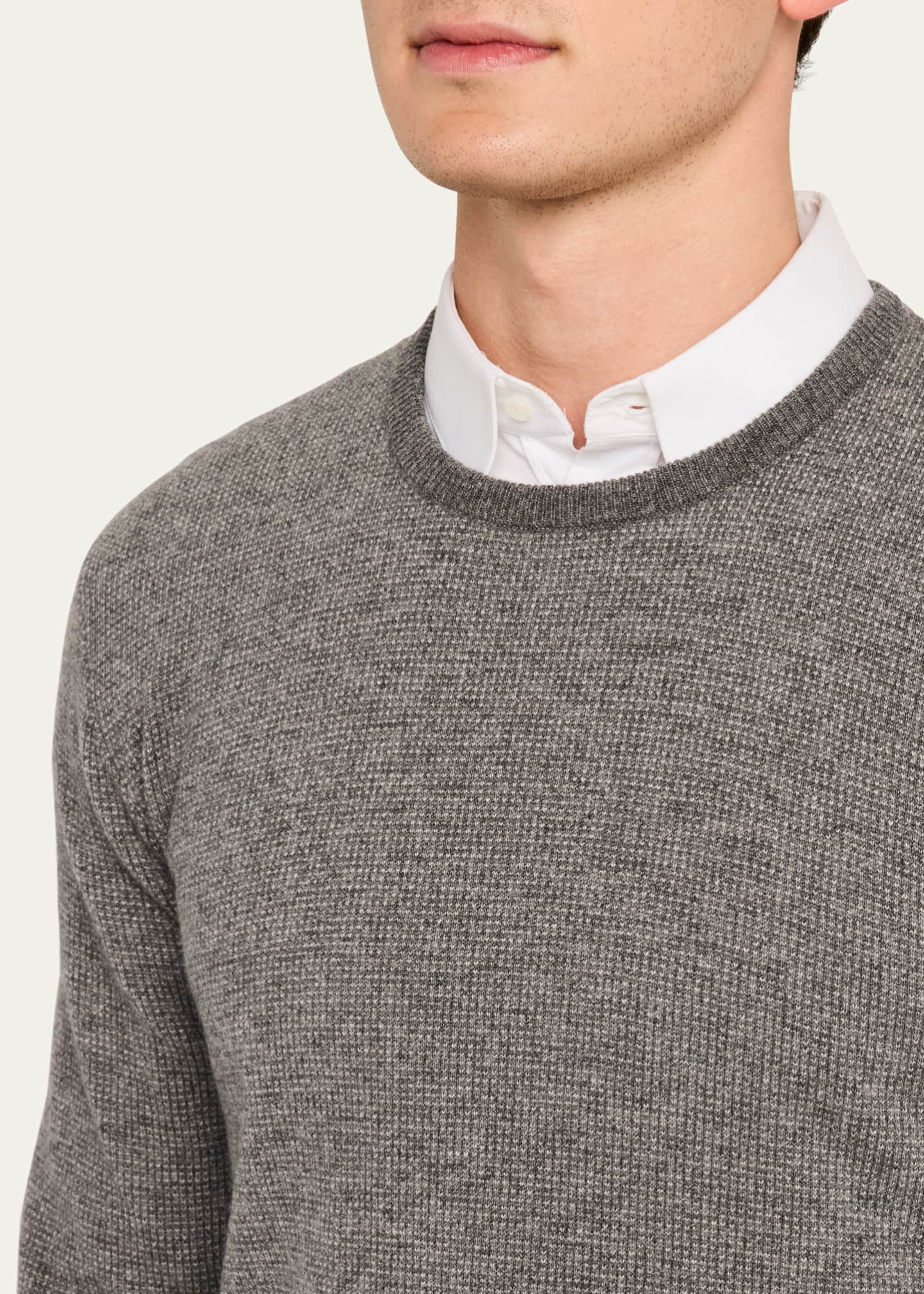 Ralph Lauren Purple Label Men's Micro-Pattern Cashmere Sweater ...