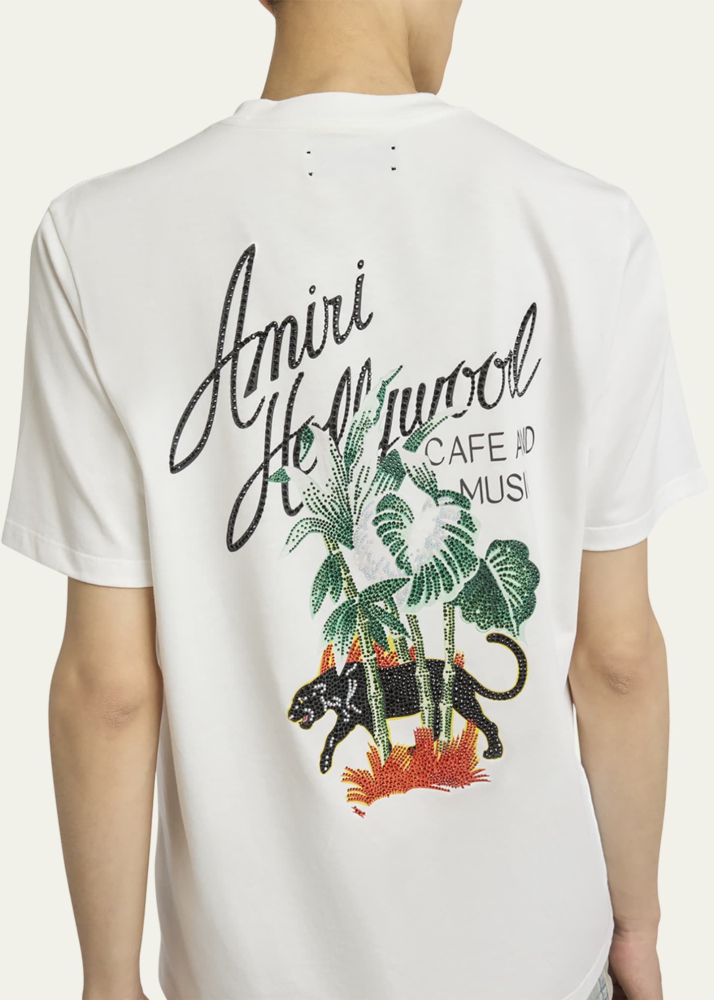 Amiri Men's Crystal Amiri Hollywood T-Shirt - Bergdorf Goodman
