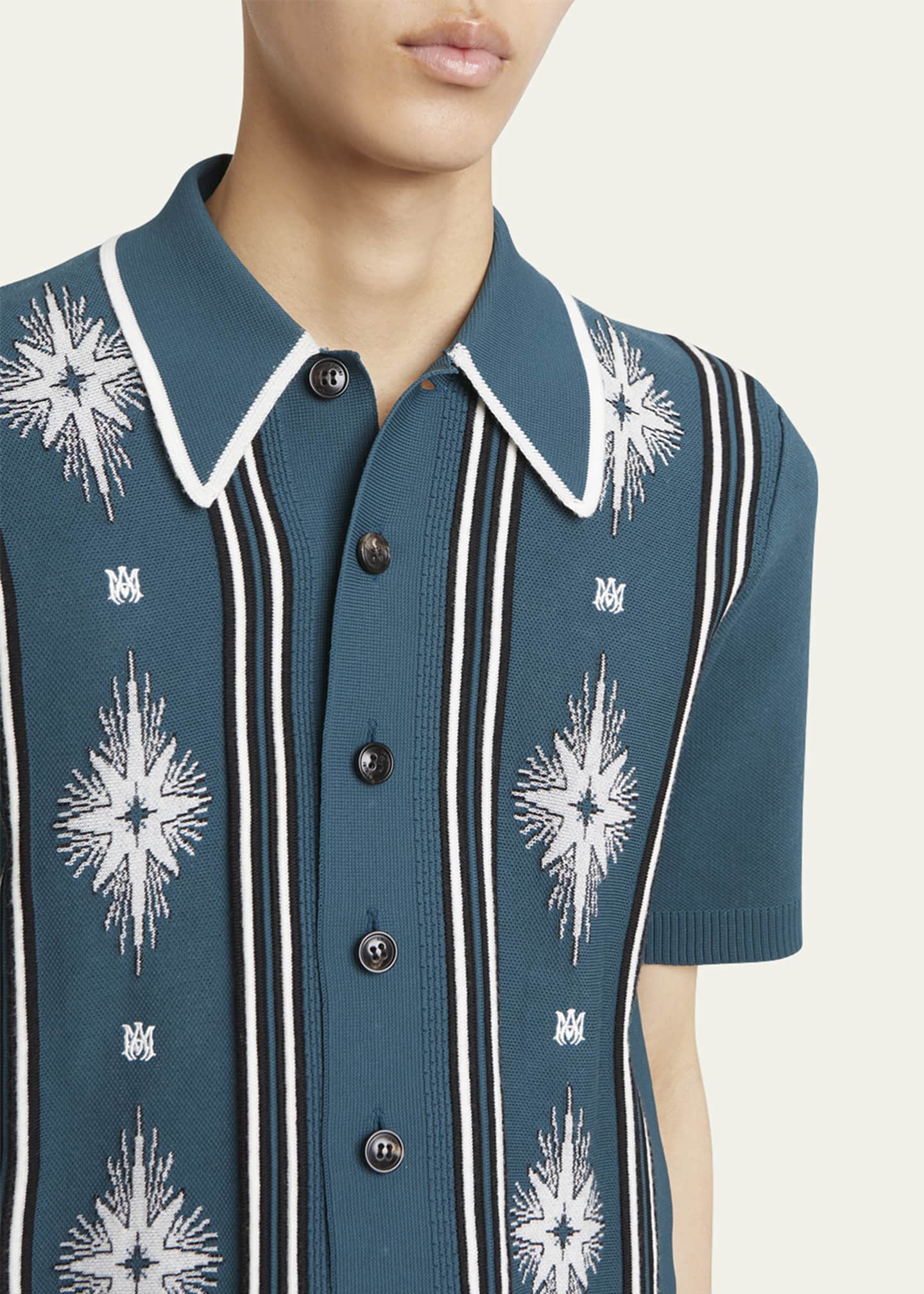 Amiri Men's Starburst Button-Down Shirt - Bergdorf Goodman