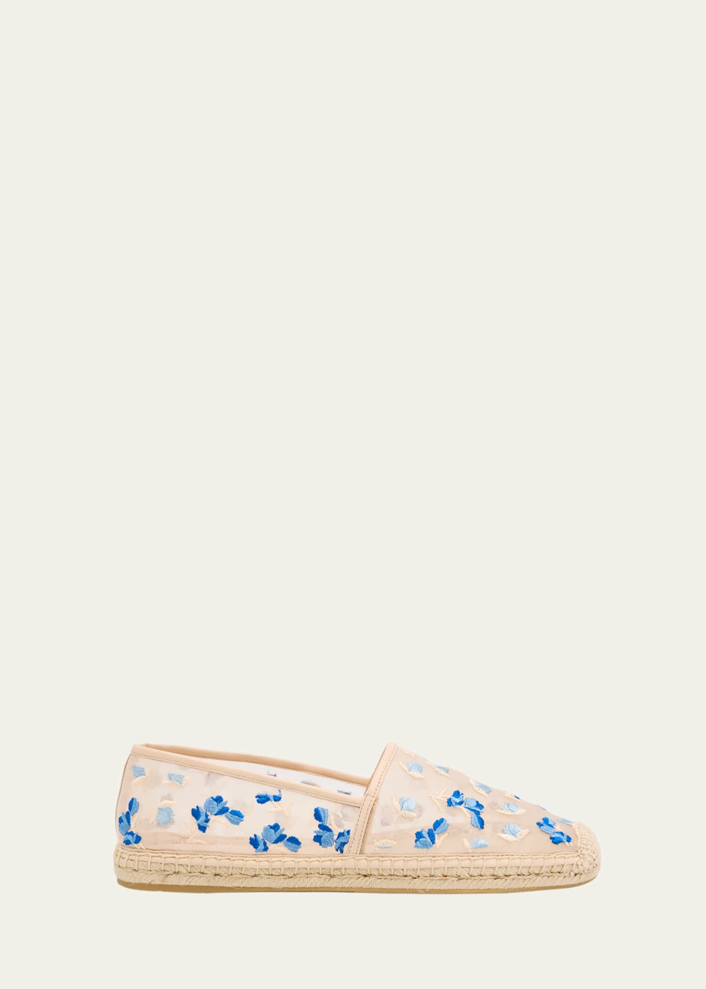 Stuart Weitzman Bareitall Cotton Espadrille Loafers - Bergdorf Goodman