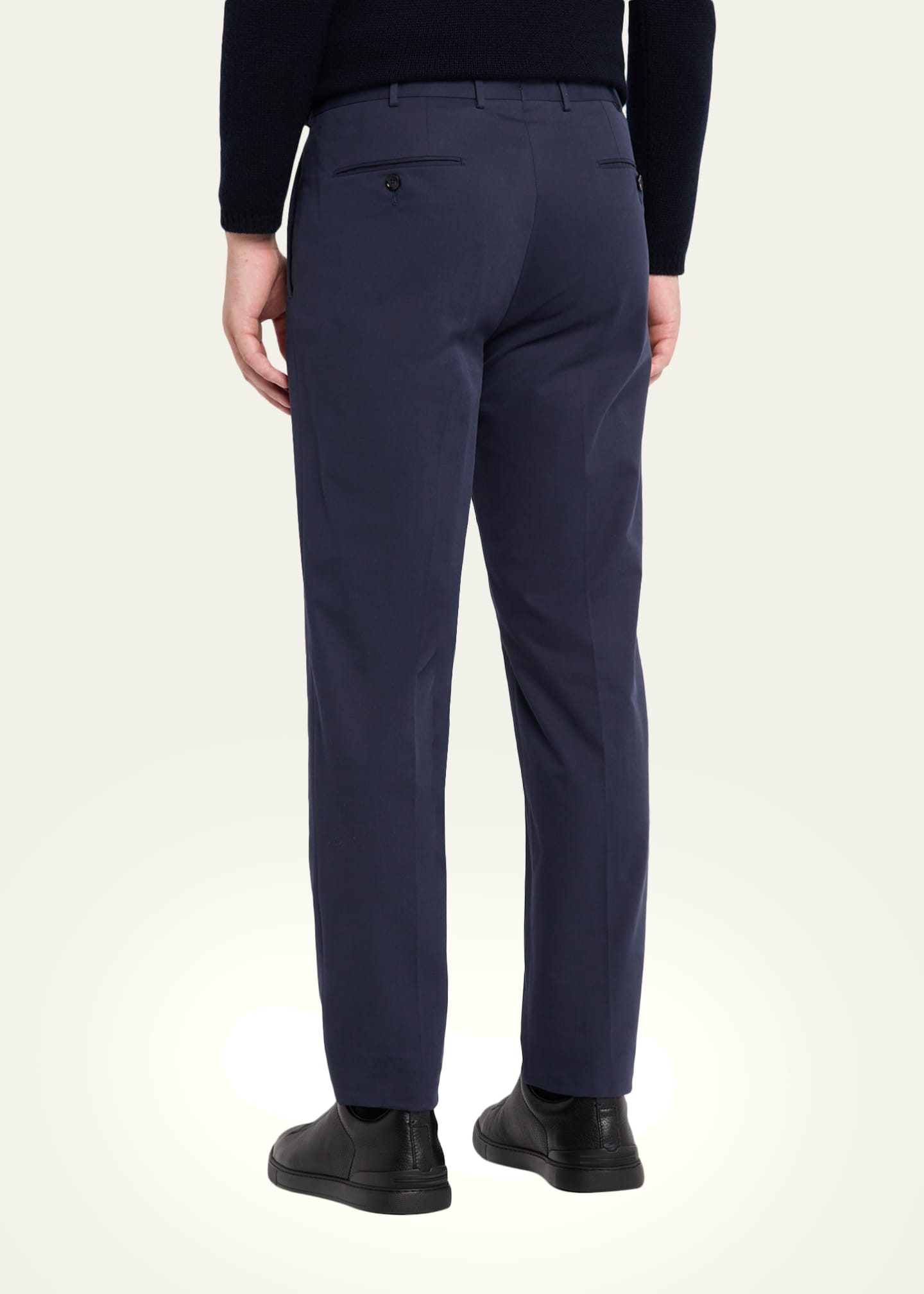 ZEGNA Men's CashCo Slim Flat-Front Trousers - Bergdorf Goodman