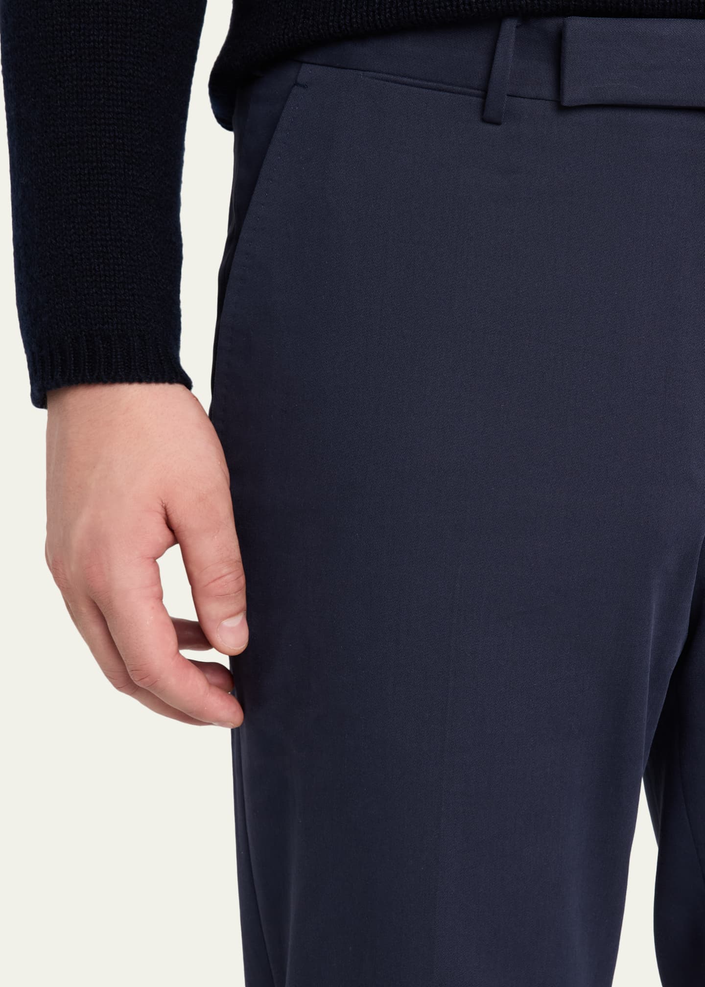 ZEGNA Men's CashCo Slim Flat-Front Trousers - Bergdorf Goodman