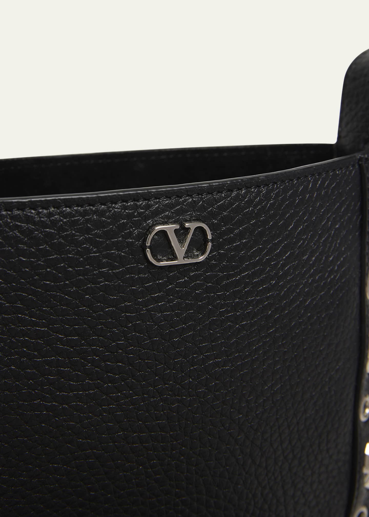 Valentino Garavani Nellcote Small Fringe Studded Leather Crossbody Bag ...