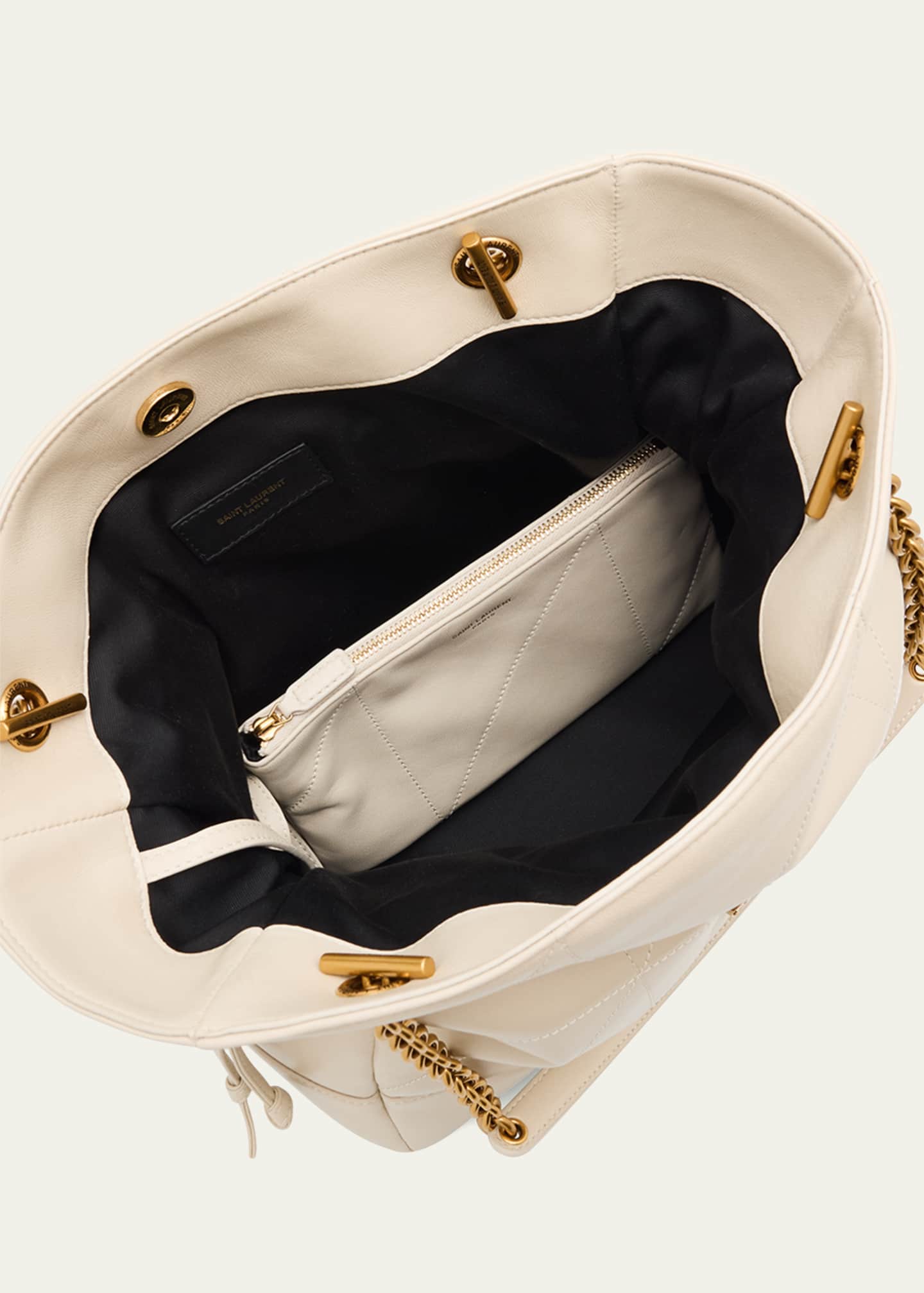 Saint Laurent Jamie 4.3 Small YSL Tote Bag in Quilted Leather ...